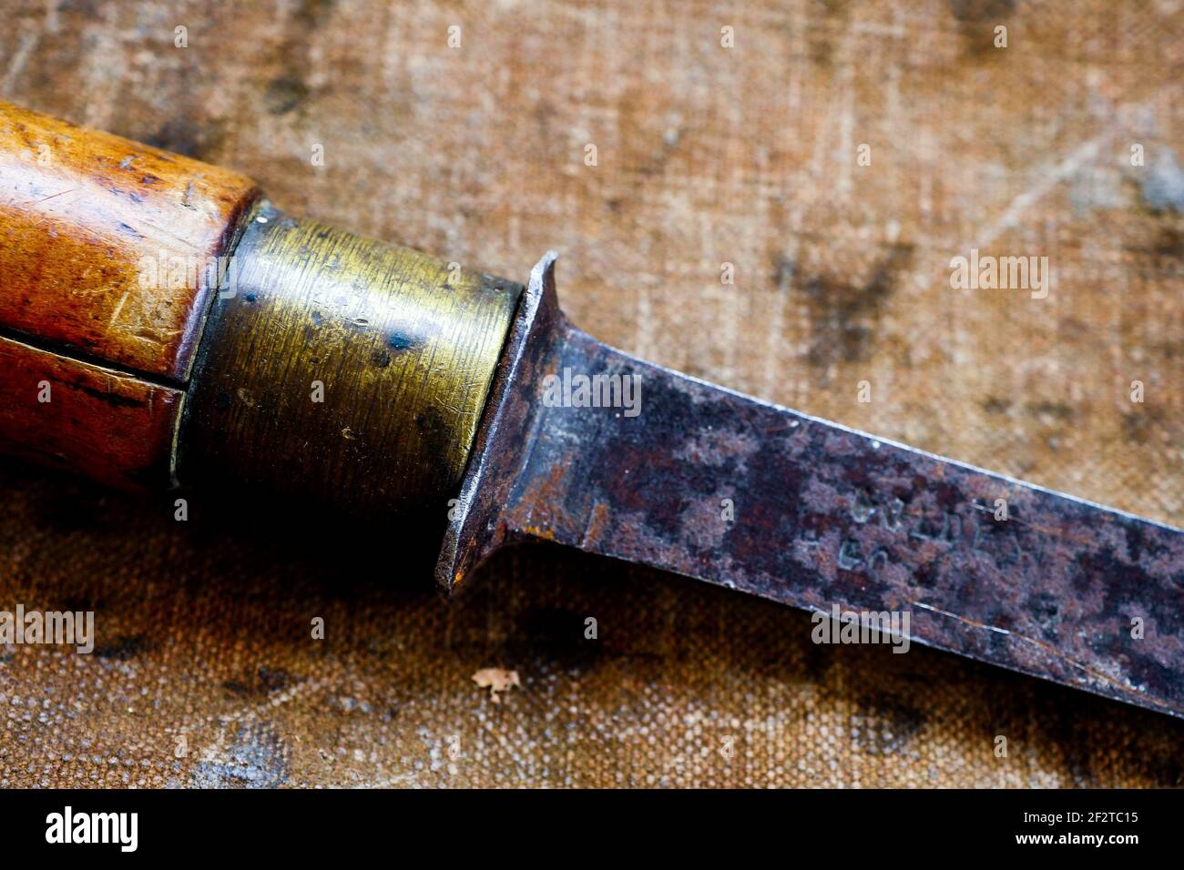 Vintage handmade sharp tools, France Stock Photo - Alamy