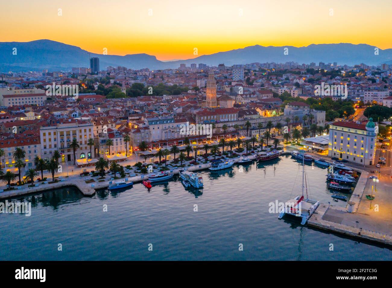 Split Riva Waterfront Sunrise High Resolution Stock Photography and ...