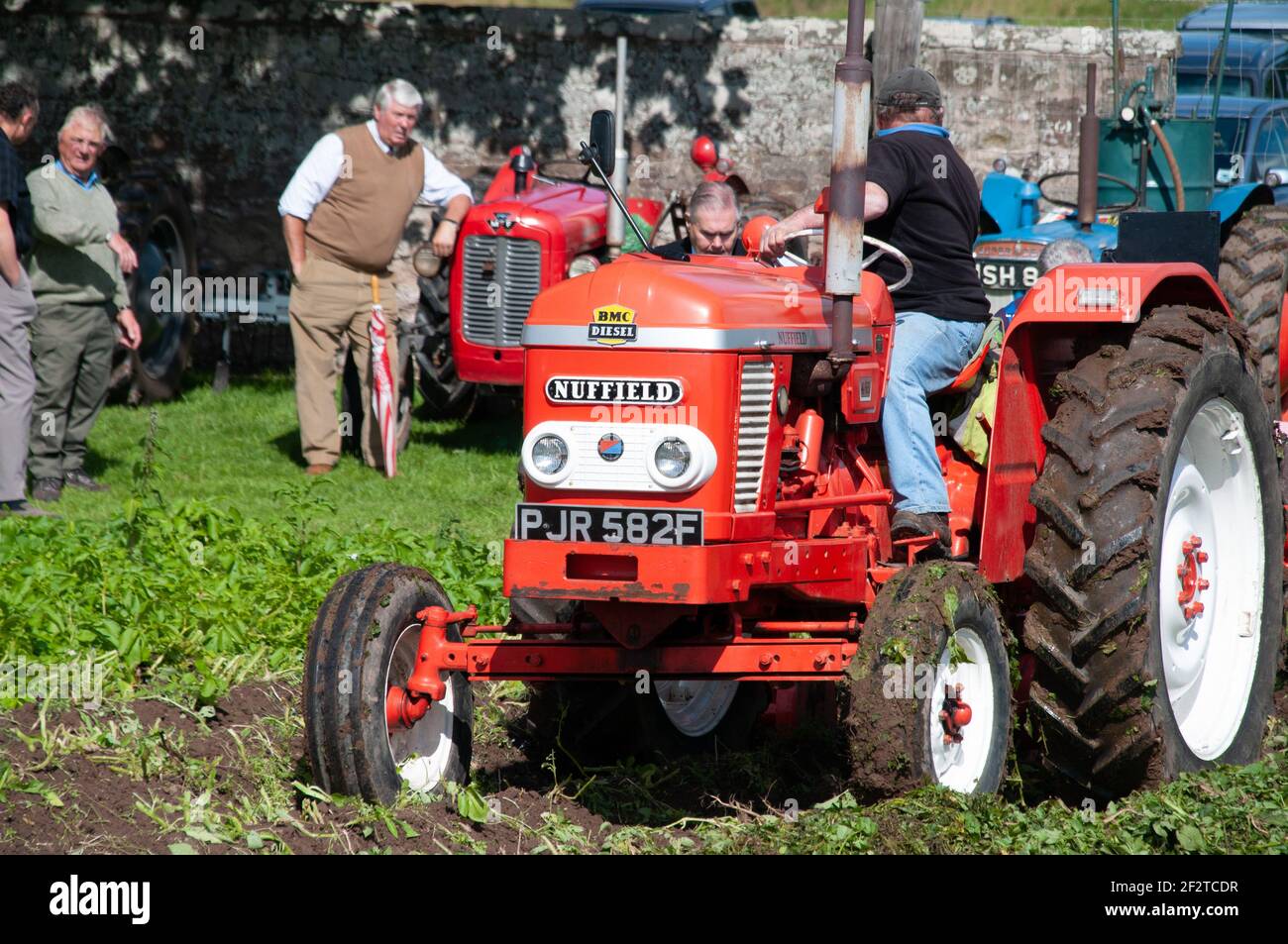 Vintage nuffield tractor hi-res stock photography and images - Alamy