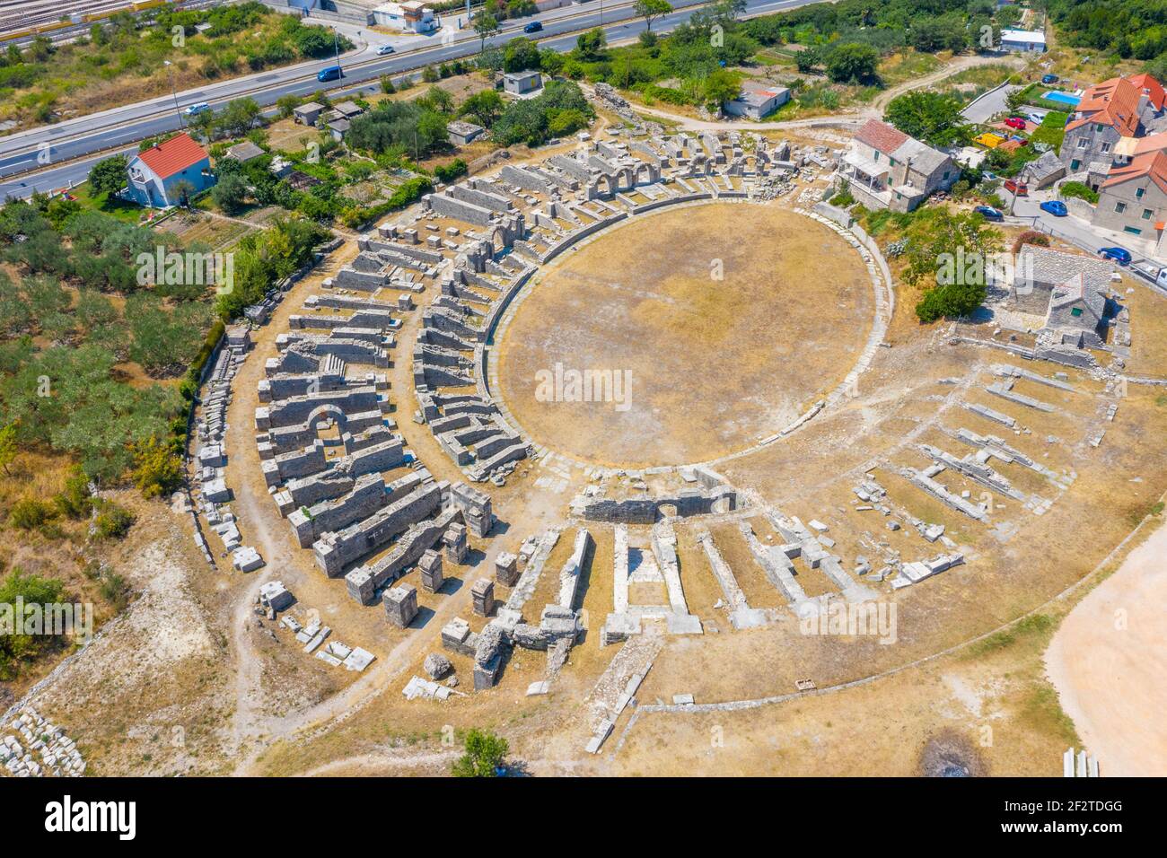 Aerial View Of The Amphitheater