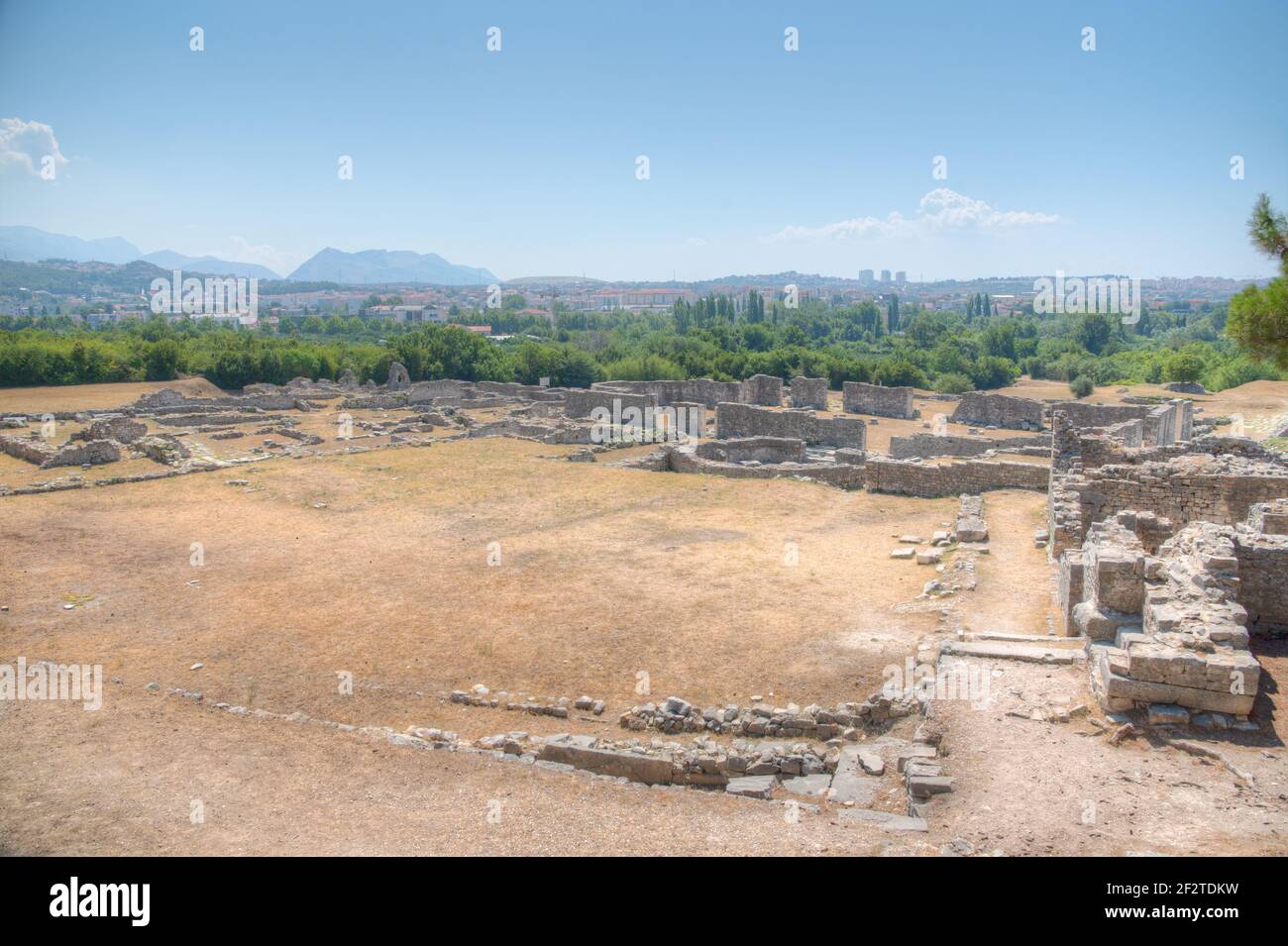 Roman ruins of ancient Salona near Split, Croatia Stock Photo - Alamy
