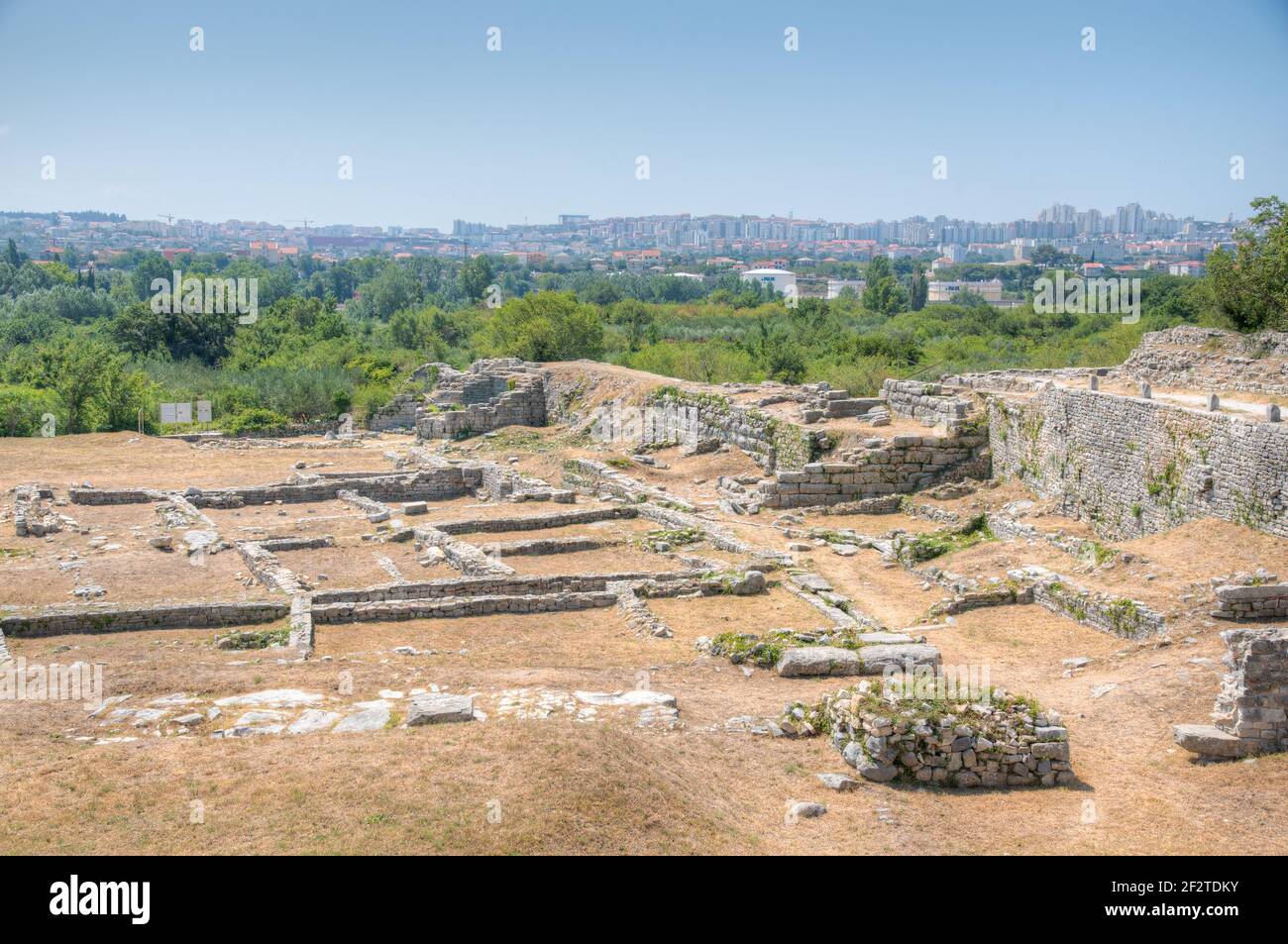 Roman ruins of ancient Salona near Split, Croatia Stock Photo - Alamy