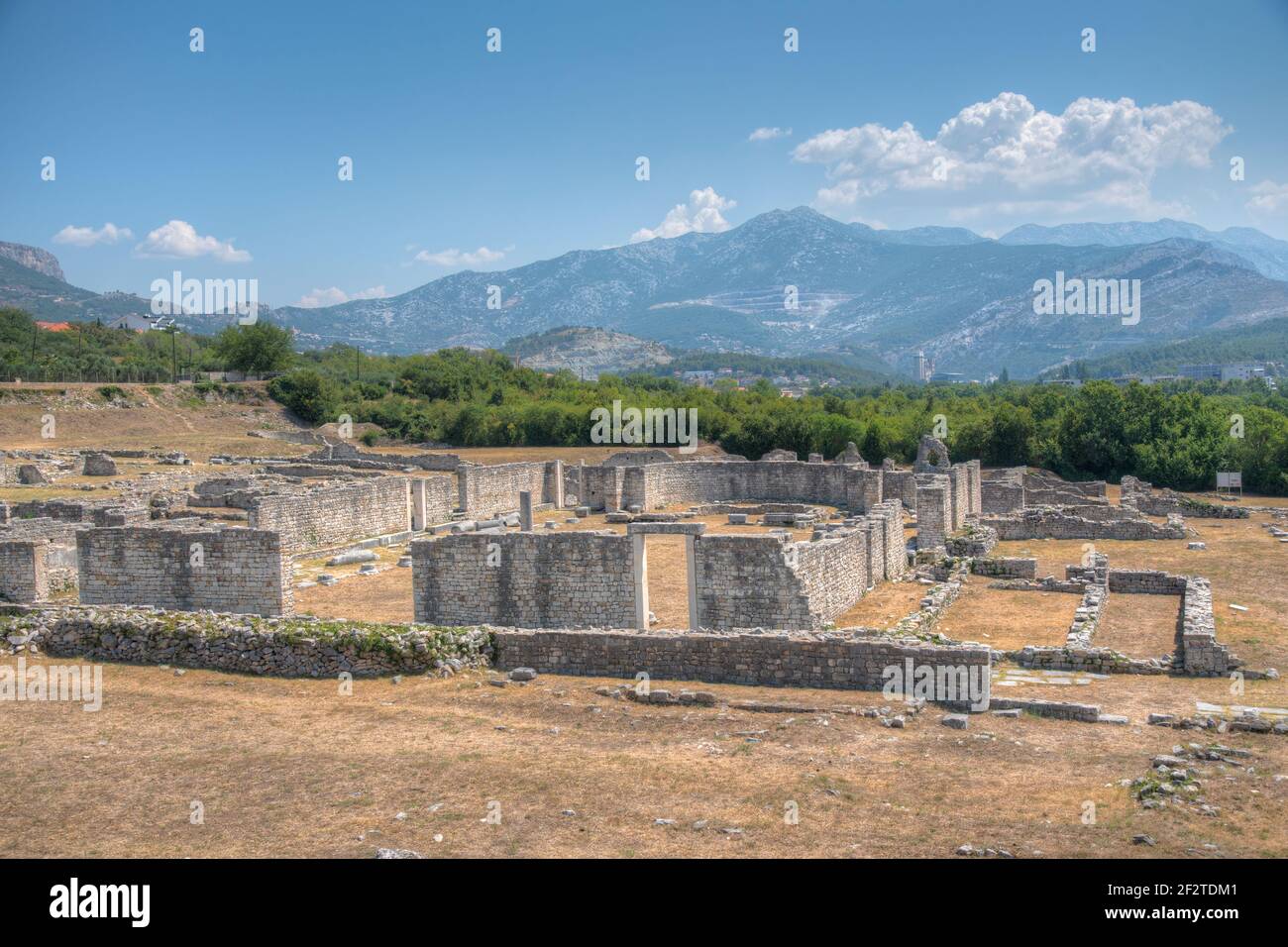 Roman ruins of ancient Salona near Split, Croatia Stock Photo - Alamy