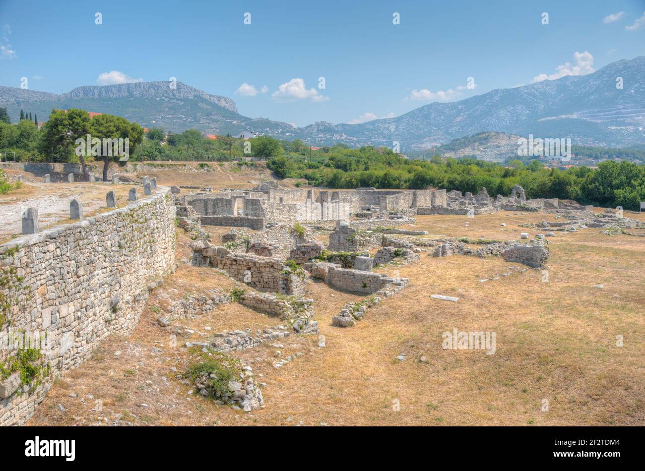 Roman ruins of ancient Salona near Split, Croatia Stock Photo - Alamy