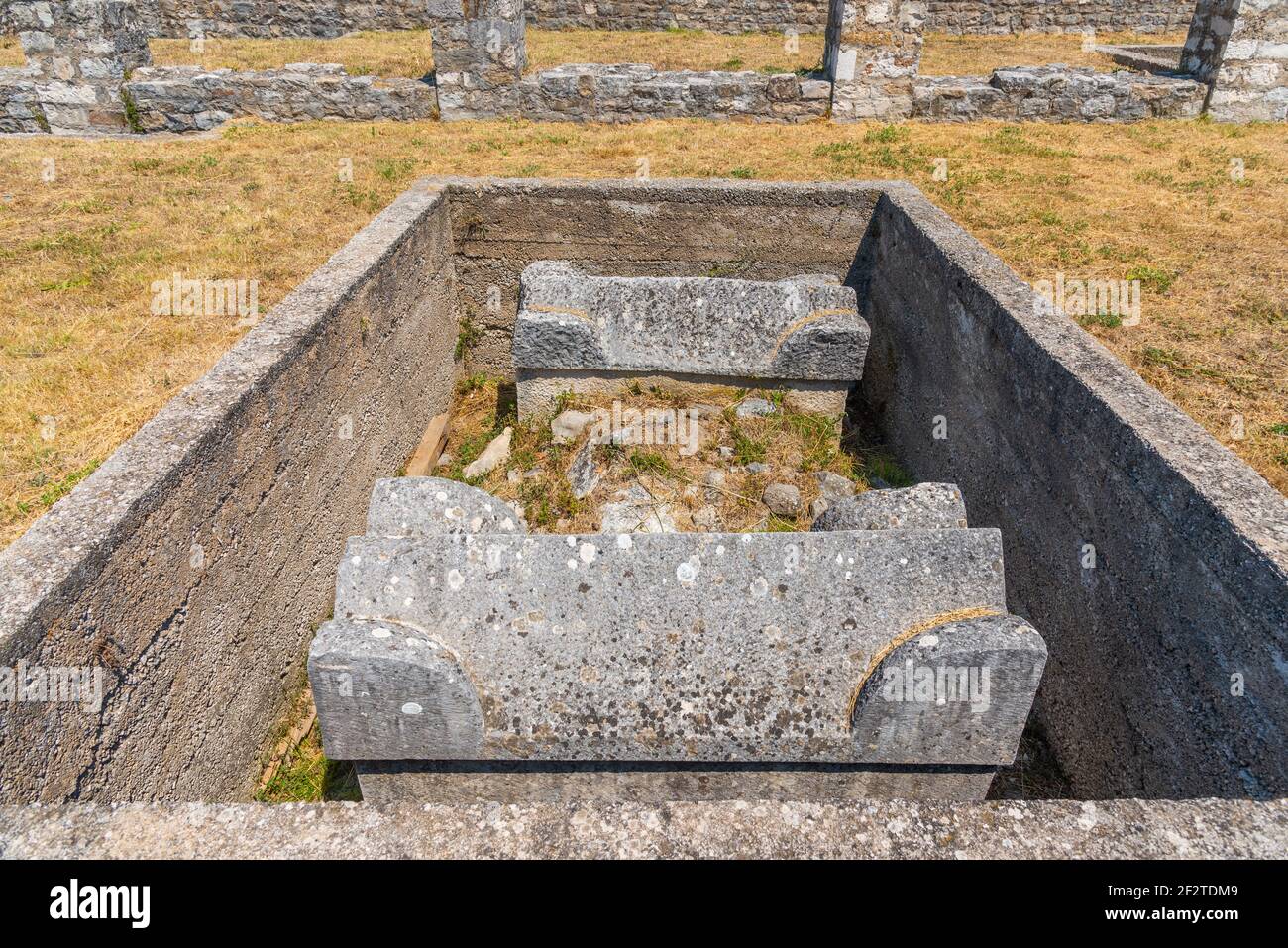 Roman ruins of ancient Salona near Split, Croatia Stock Photo - Alamy