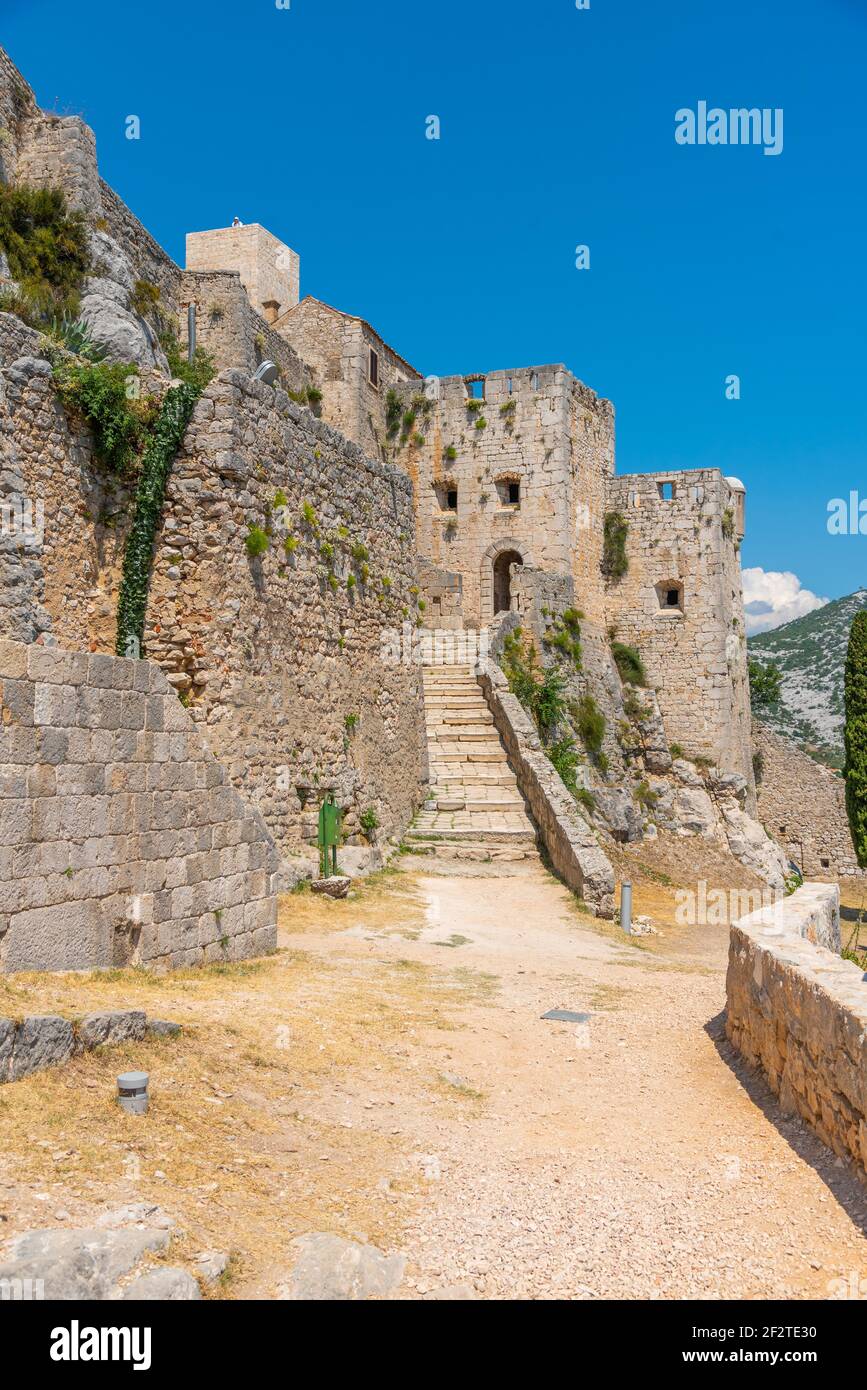 Klis fortress near Split, Croatia Stock Photo - Alamy
