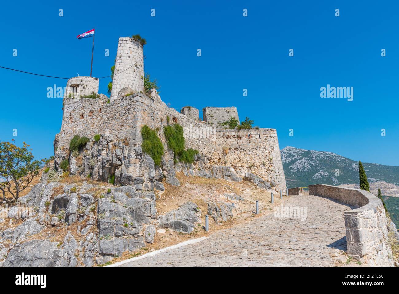 Klis fortress near Split, Croatia Stock Photo - Alamy