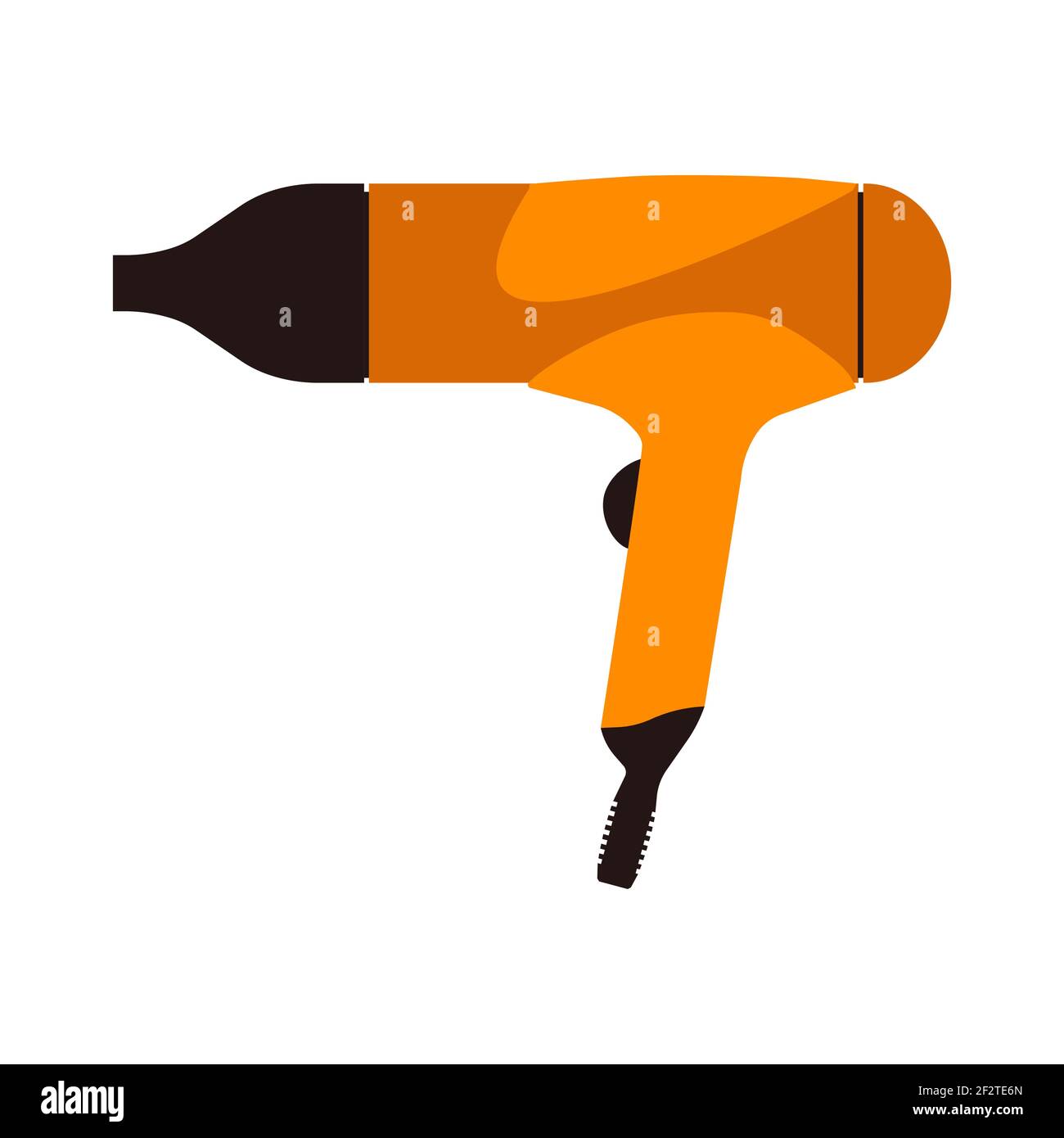 Hair dryer beauty salon hairdresser vector illustration icon isolated ...