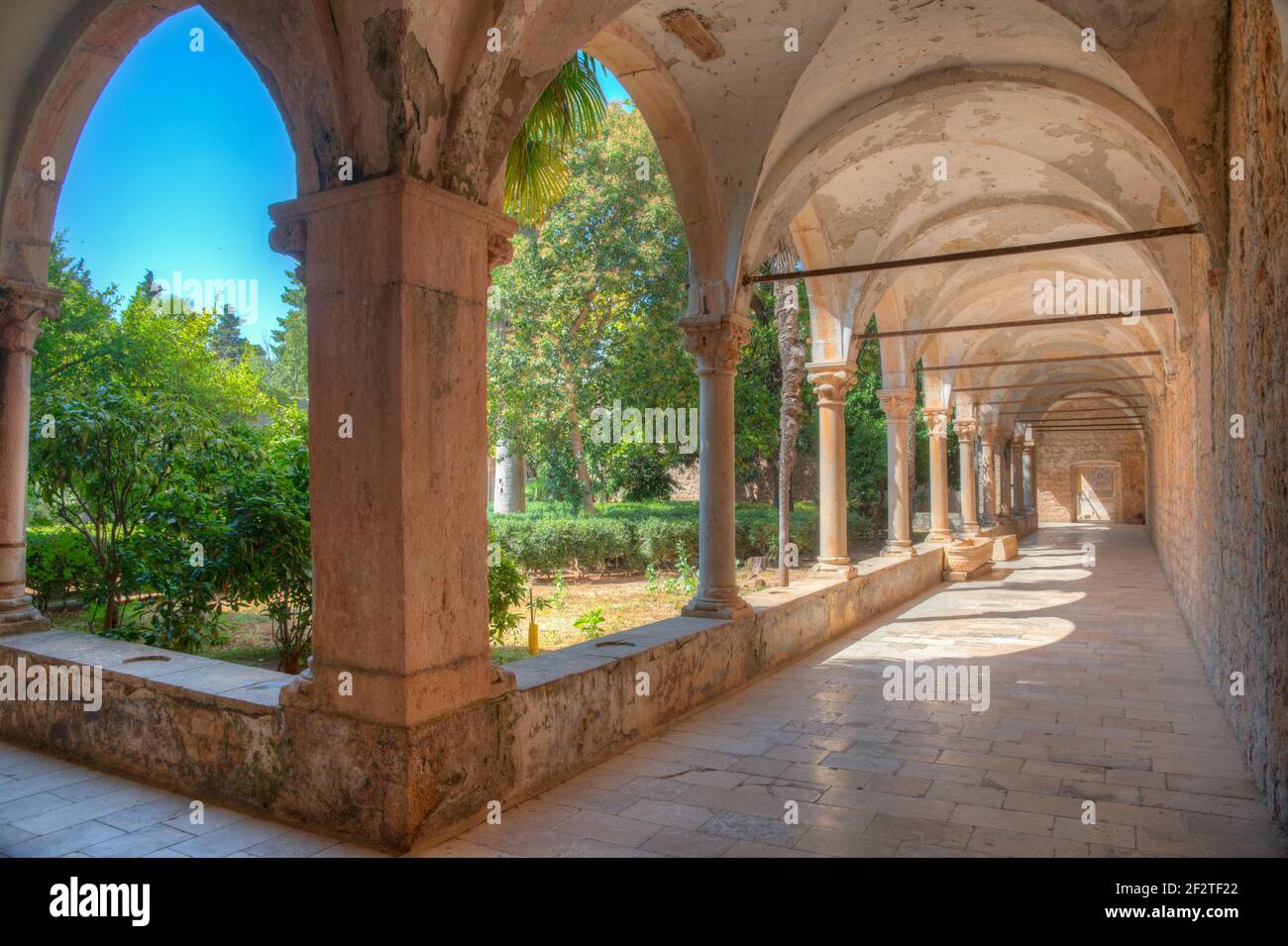 benedictine Monastery Of St Mary at Lokrum island in Croatia Stock ...