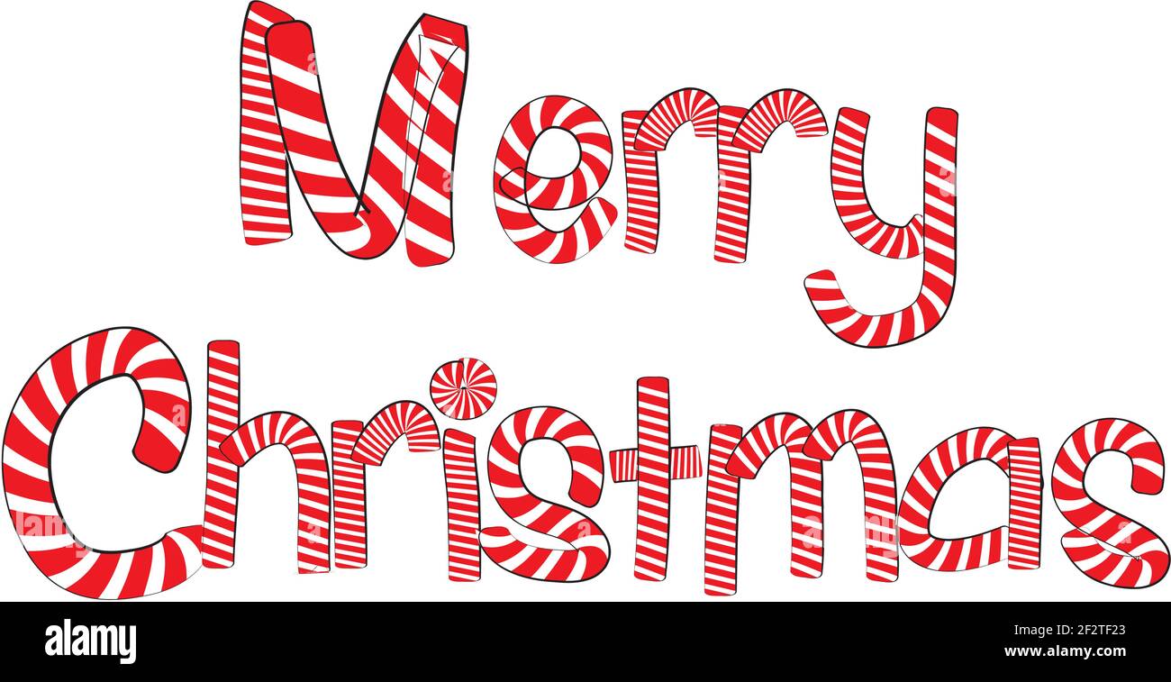 vector merry Christmas text design Stock Vector Image & Art - Alamy