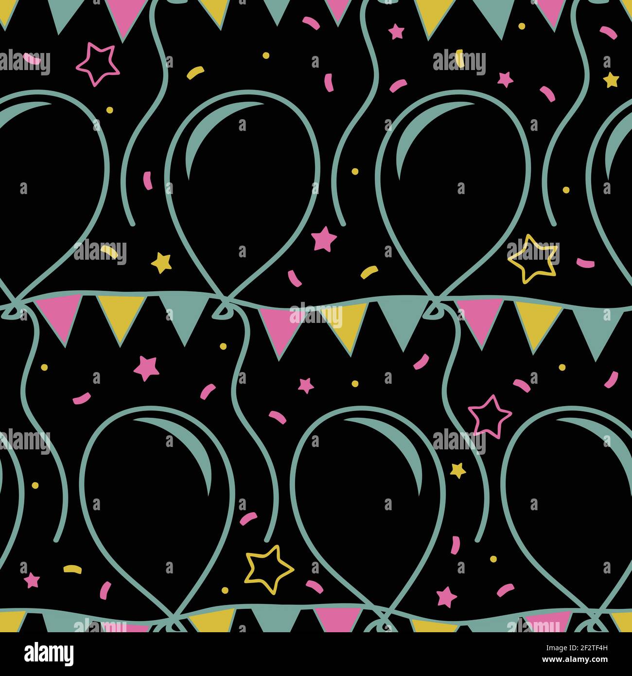 Balloons confetti children on Stock Vector Images - Alamy