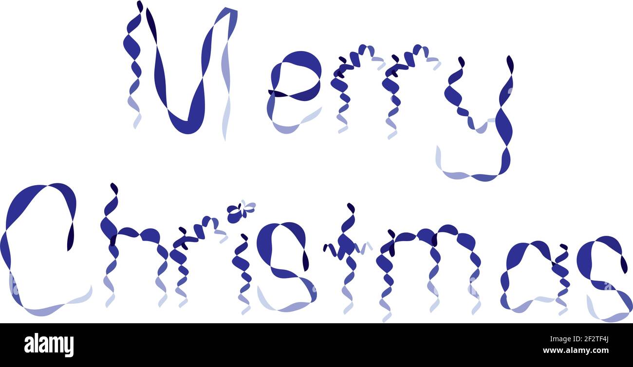 vector merry Christmas text design Stock Vector Image & Art - Alamy