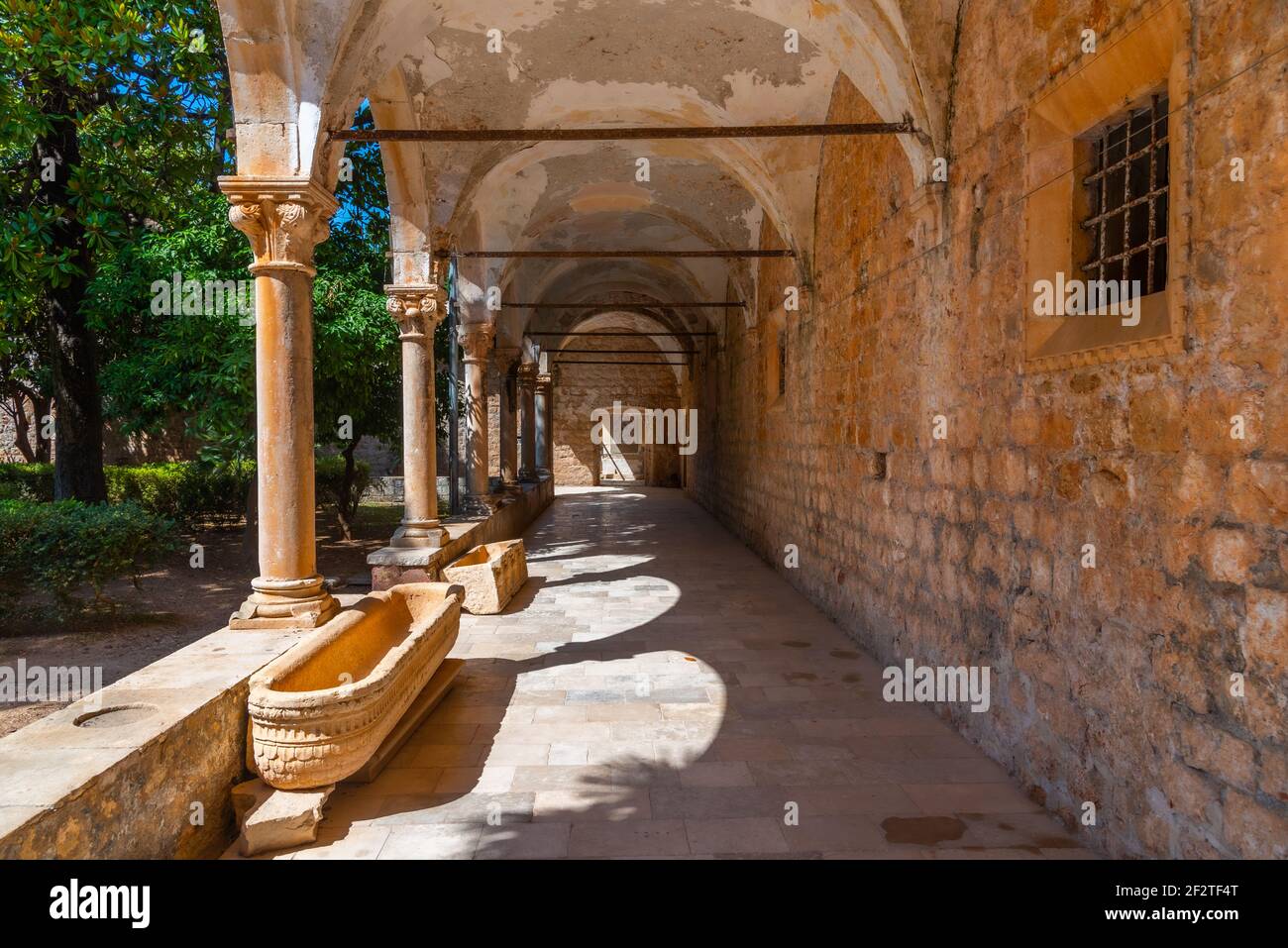 benedictine Monastery Of St Mary at Lokrum island in Croatia Stock ...