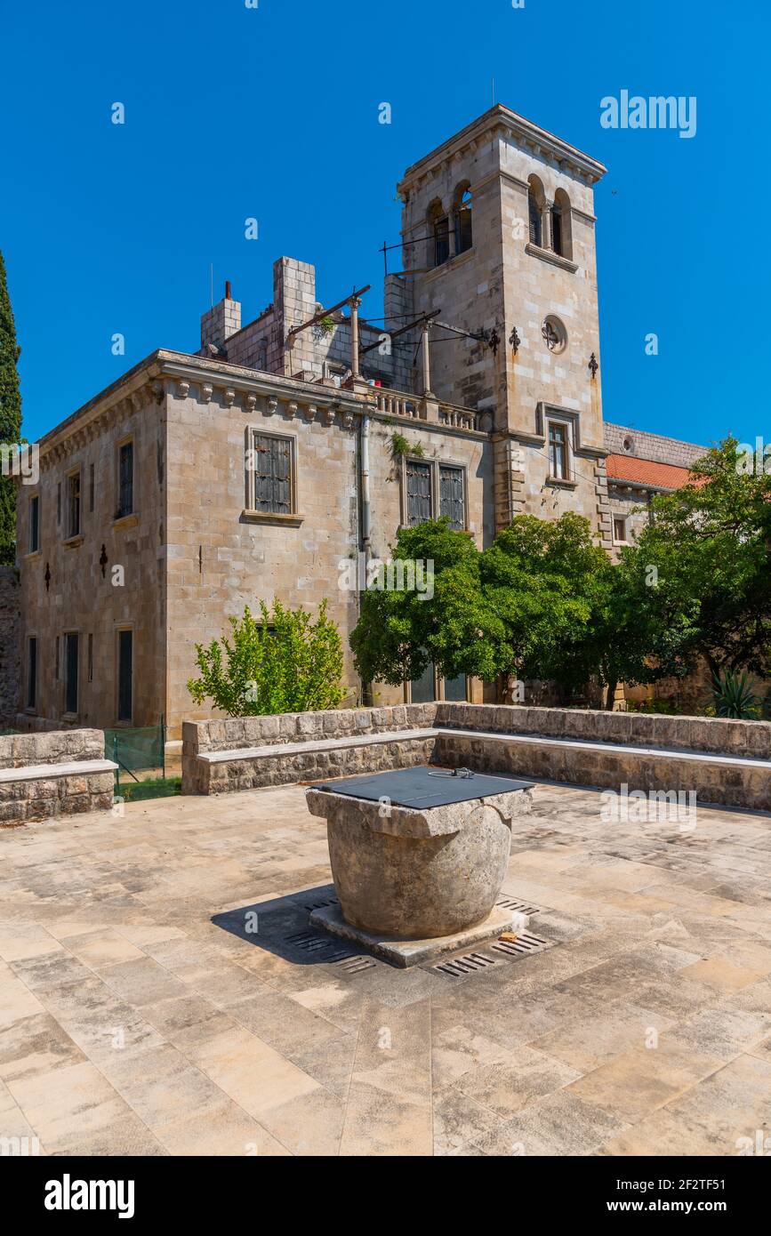 benedictine Monastery Of St Mary at Lokrum island in Croatia Stock ...