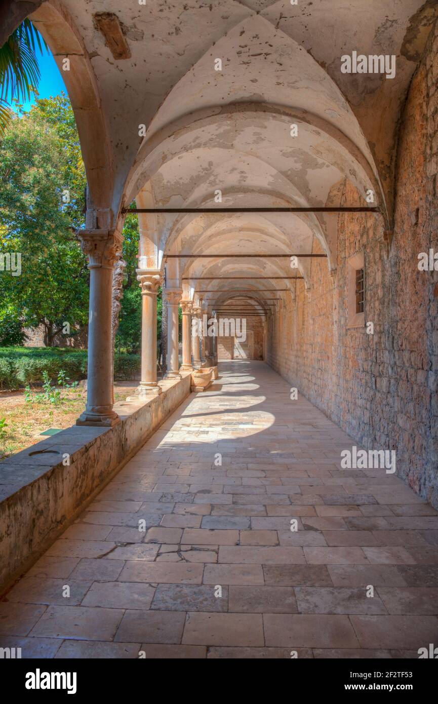 benedictine Monastery Of St Mary at Lokrum island in Croatia Stock ...