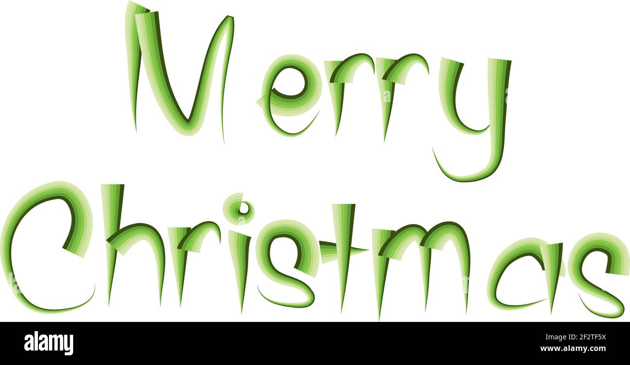 vector merry Christmas text design Stock Vector Image & Art - Alamy