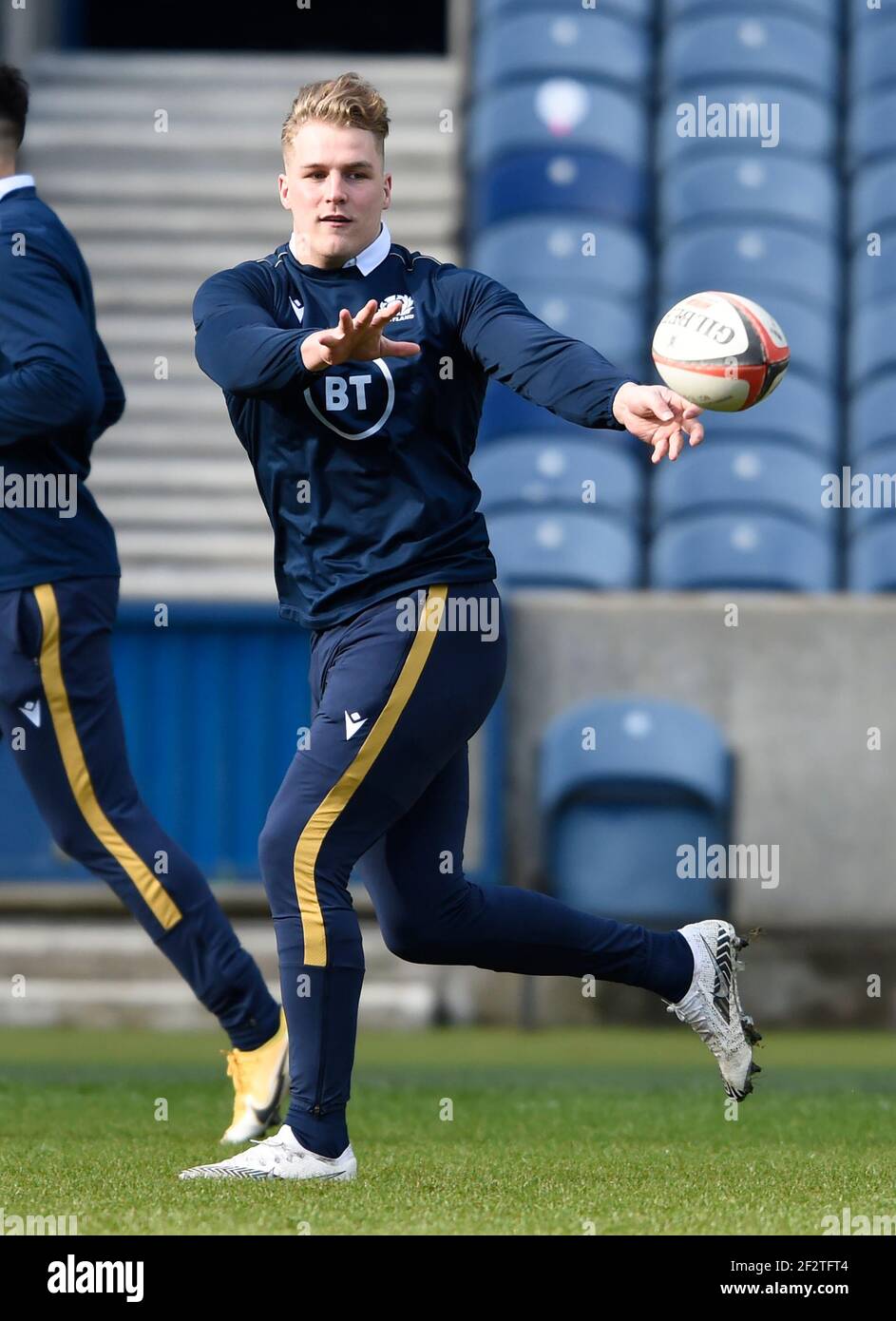 Guinness Six Nations Rugby: ScotlandÕs Duhan van der Merwe in action ...