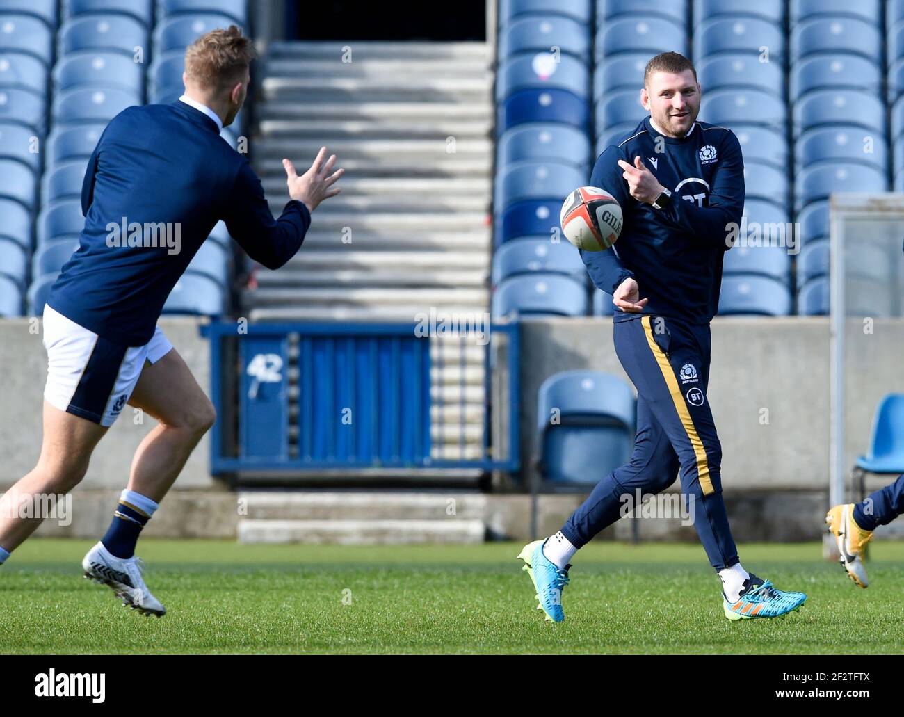 Guinness Six Nations Rugby: ScotlandÕs Finn Russell in action during ...