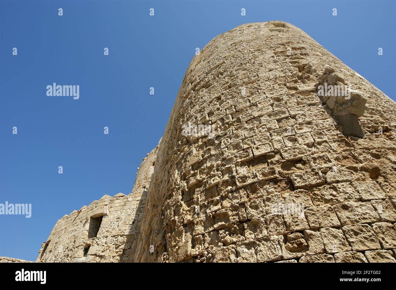 Rhodes Tower of St. Nicholas, Greece Stock Photo - Alamy