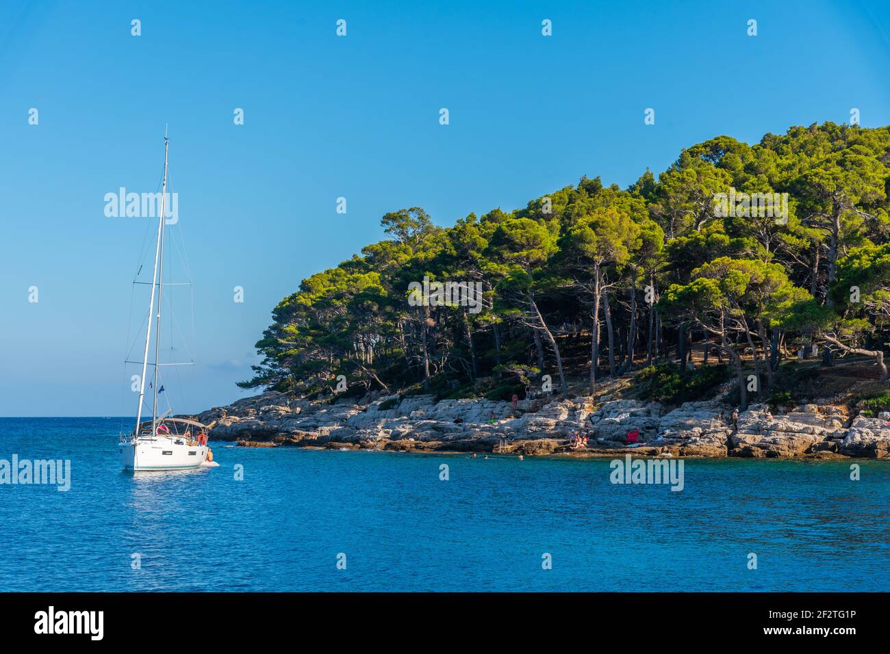Lokrum beach people hi-res stock photography and images - Alamy