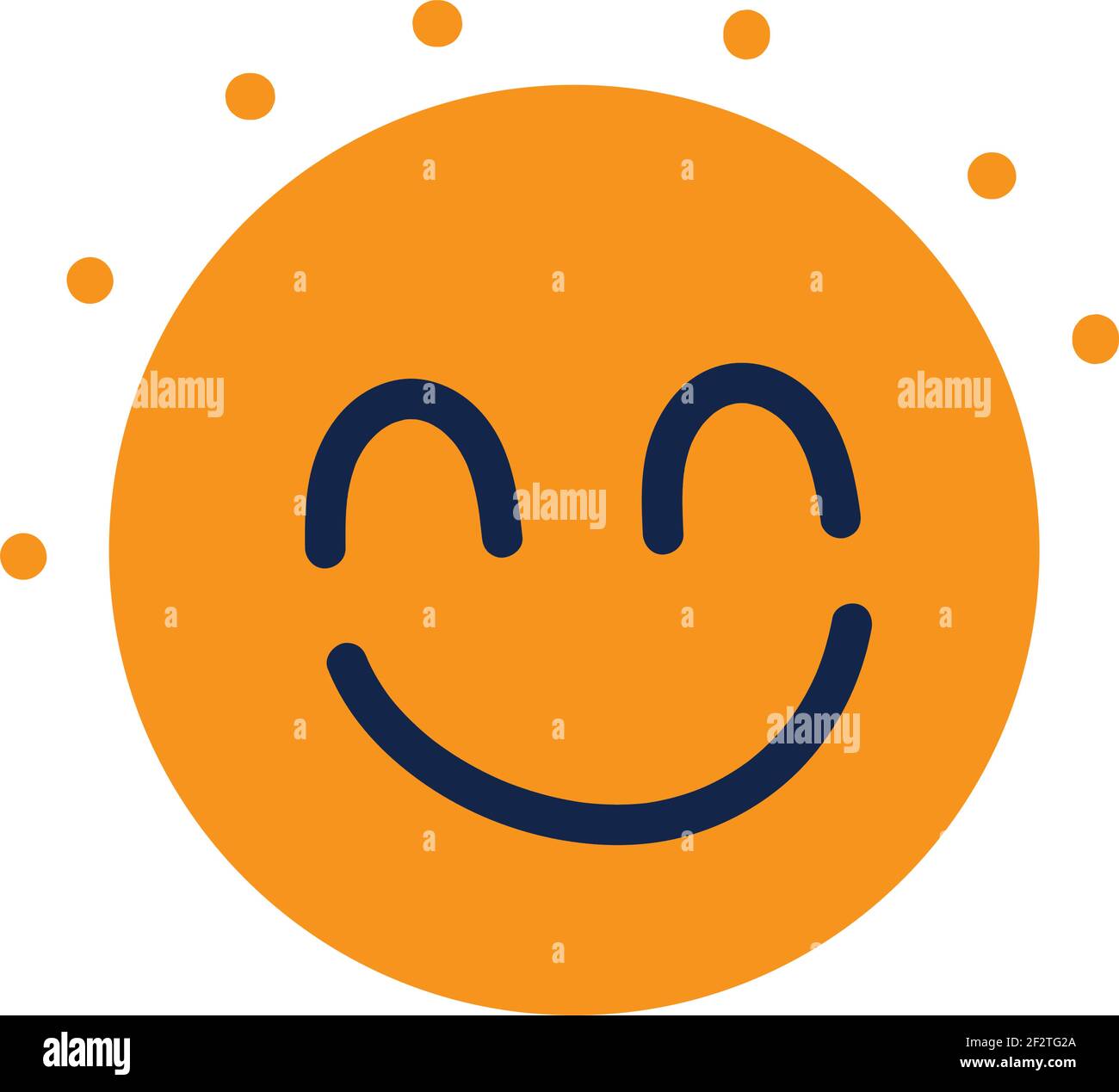 smiley happy emoji expression facial Stock Vector Image & Art - Alamy