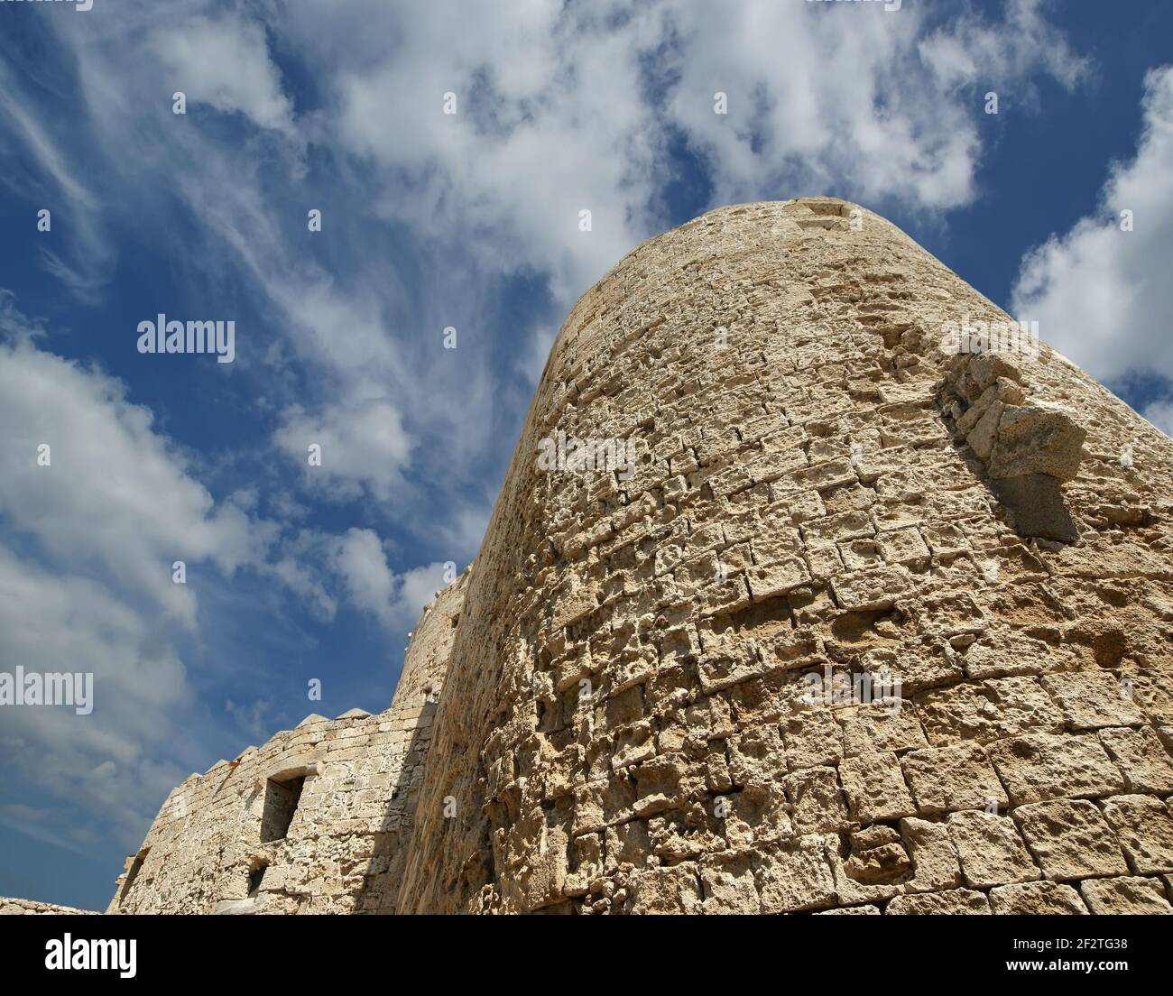 Rhodes Tower of St. Nicholas, Greece Stock Photo - Alamy