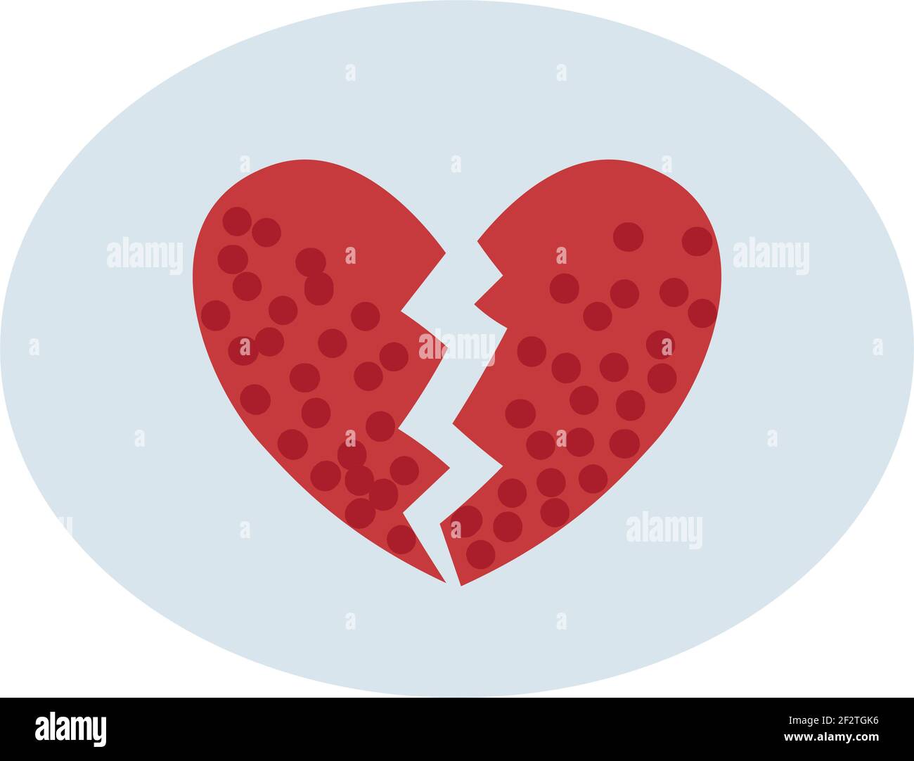 broken heart damaged depression love Stock Vector Image & Art - Alamy