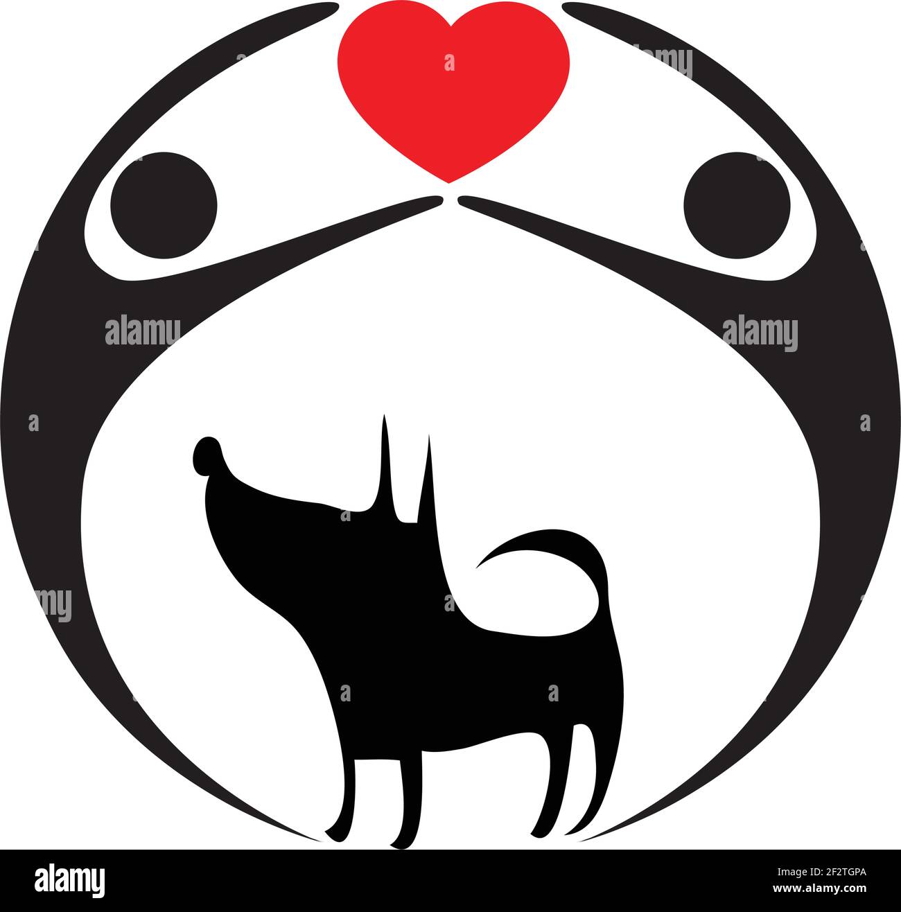 vector design love people man dancing with music icon sigh logo Stock ...