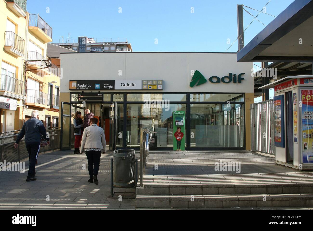 Renfe adif train railway station hi-res stock photography and images ...
