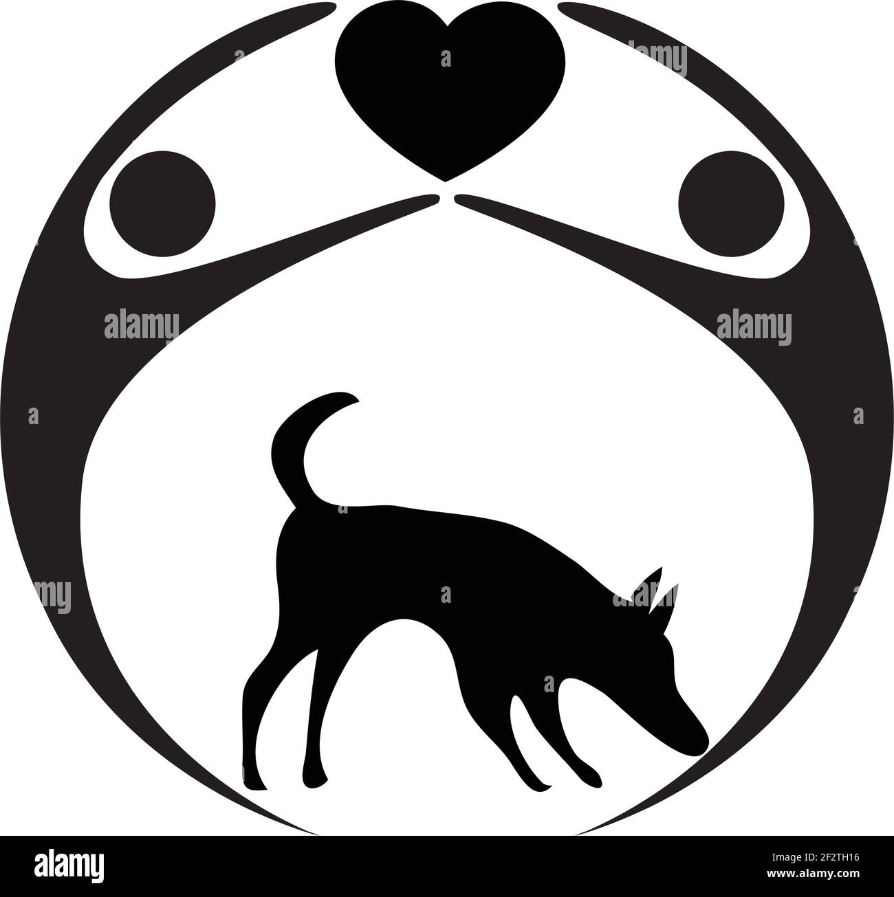 vector design love people man dancing with music icon sigh logo Stock ...
