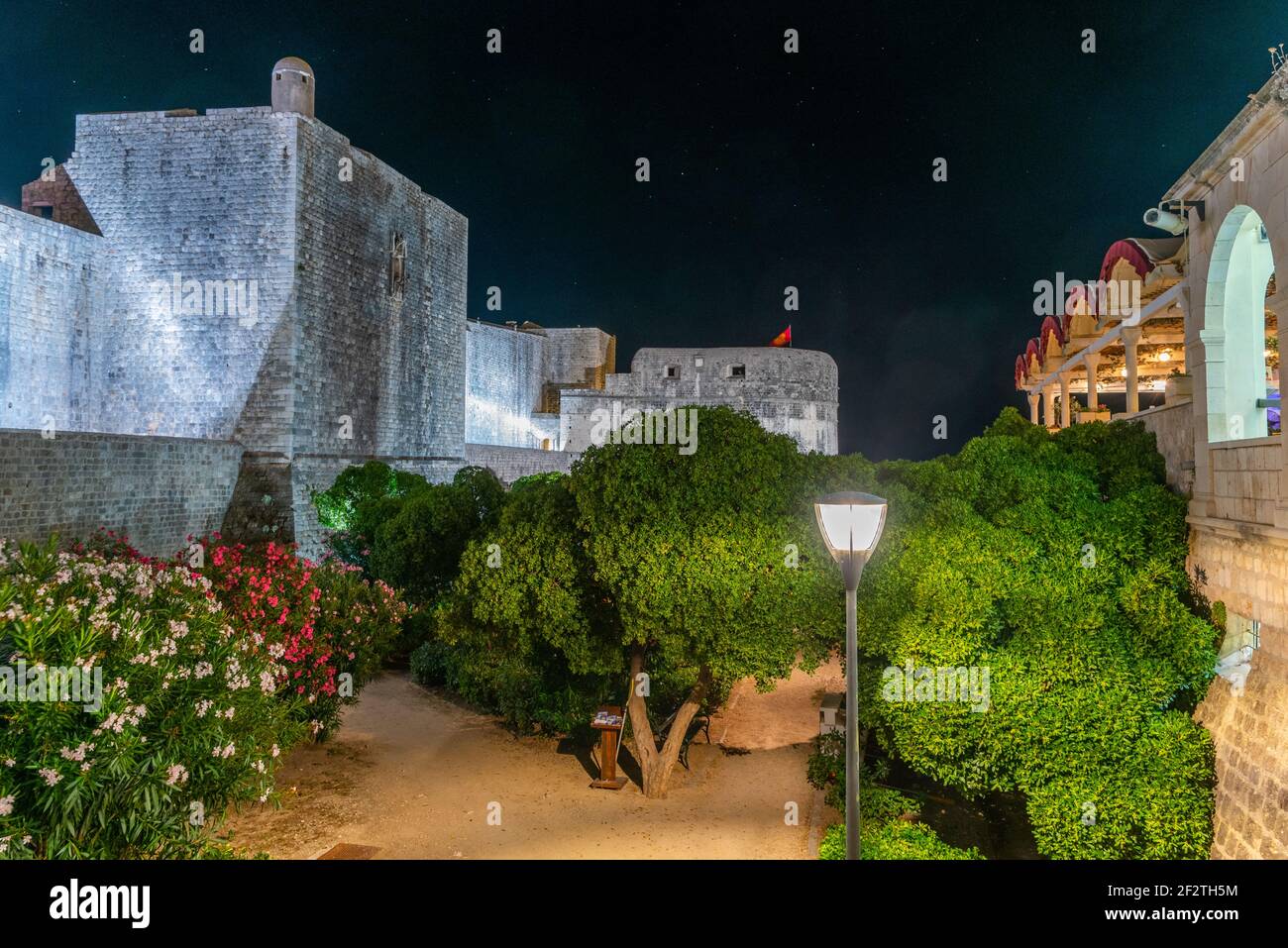 Night view fortification croatian hi-res stock photography and images ...