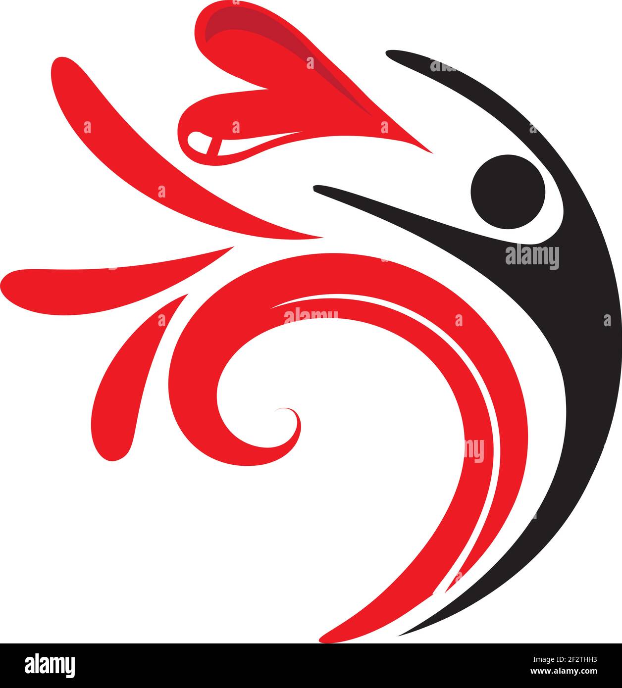 vector design people man dancing with music icon sigh logo Stock Vector ...