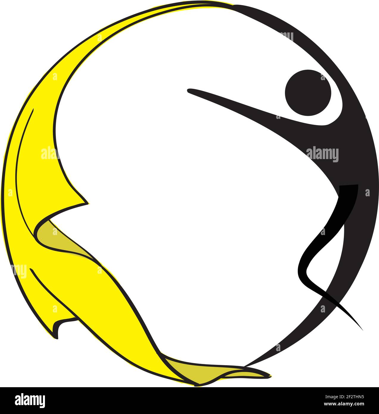 vector design people man dancing icon sigh logo Stock Vector Image ...