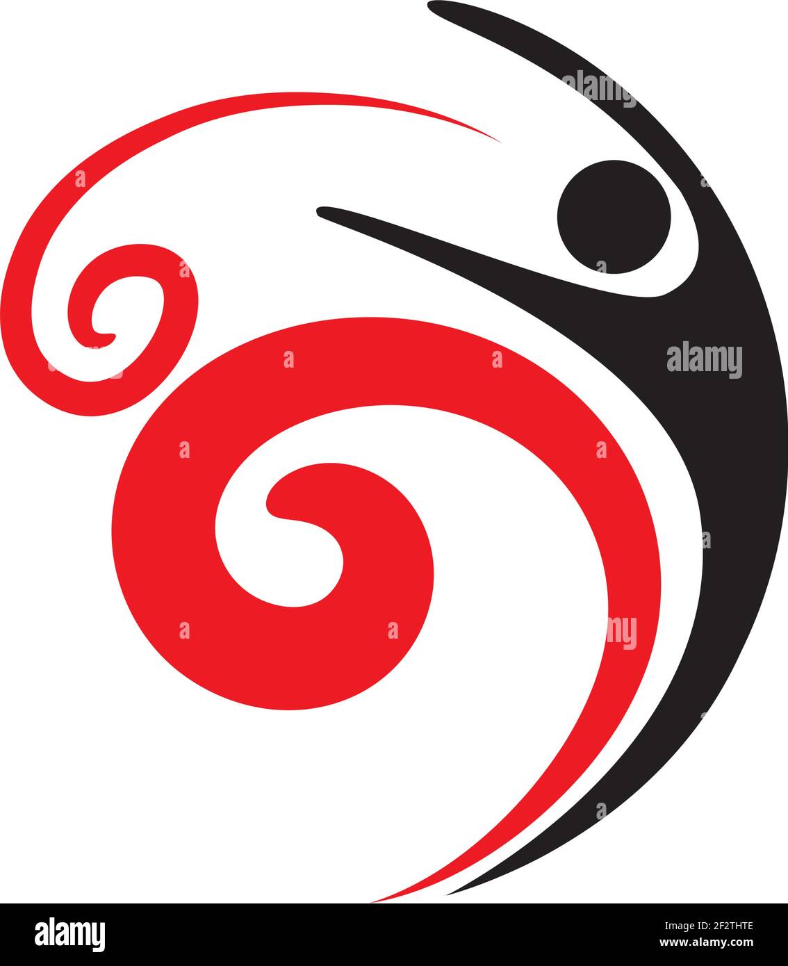 vector design people man dancing icon sigh logo Stock Vector Image ...