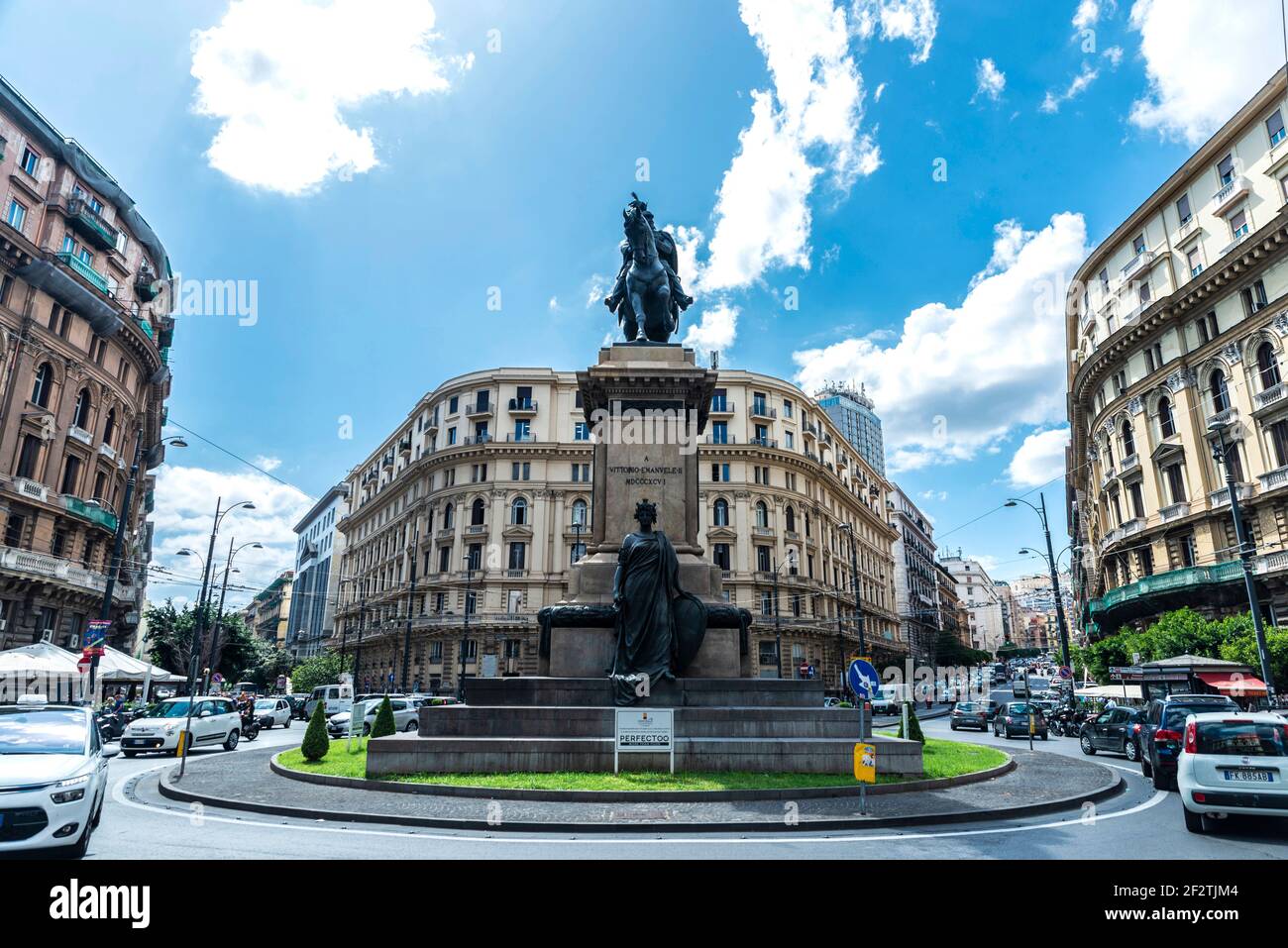 Statue of victor emmanuel ii naples hi-res stock photography and images ...