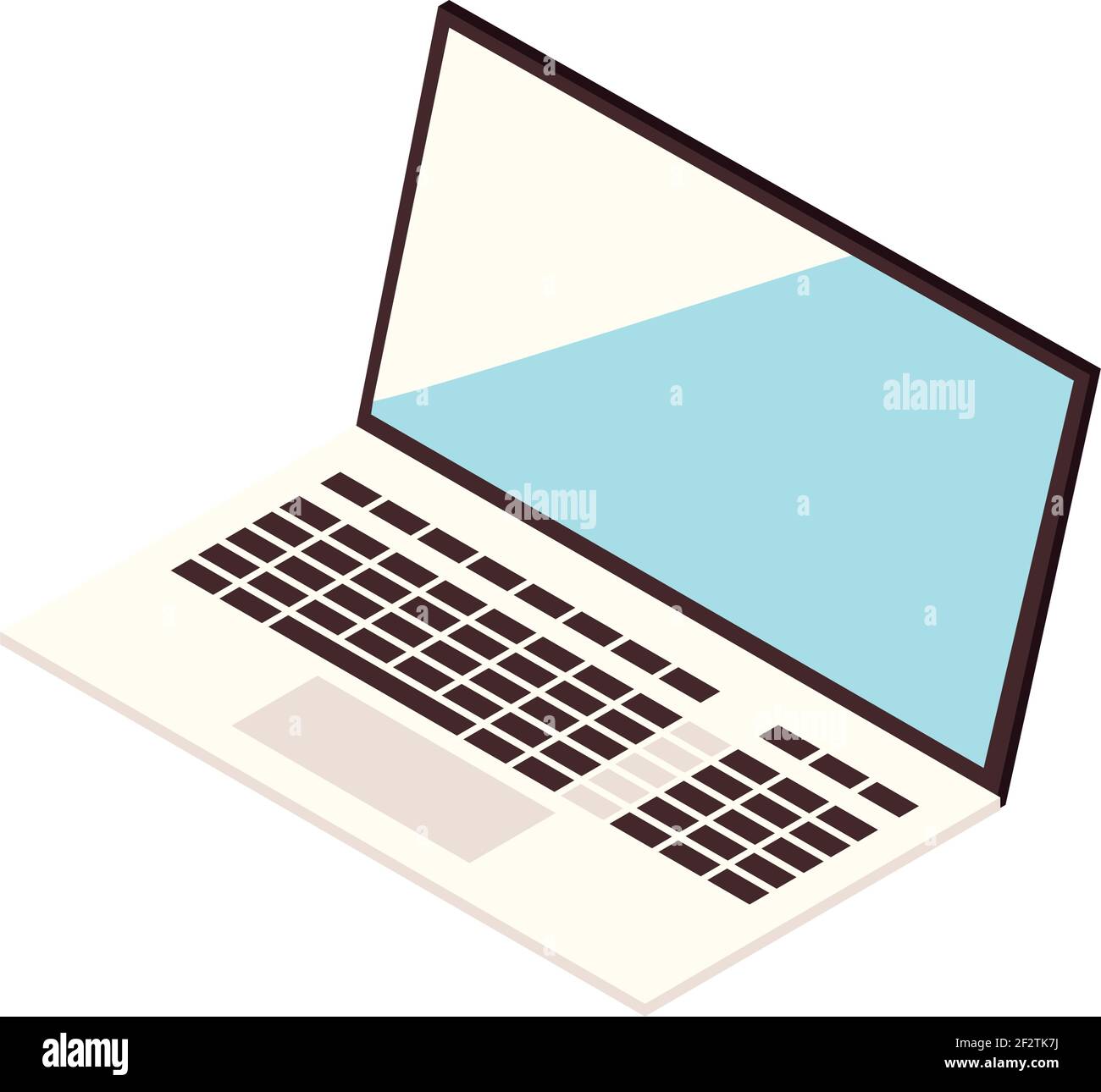 laptop computer device icon isolated Stock Vector Image & Art - Alamy