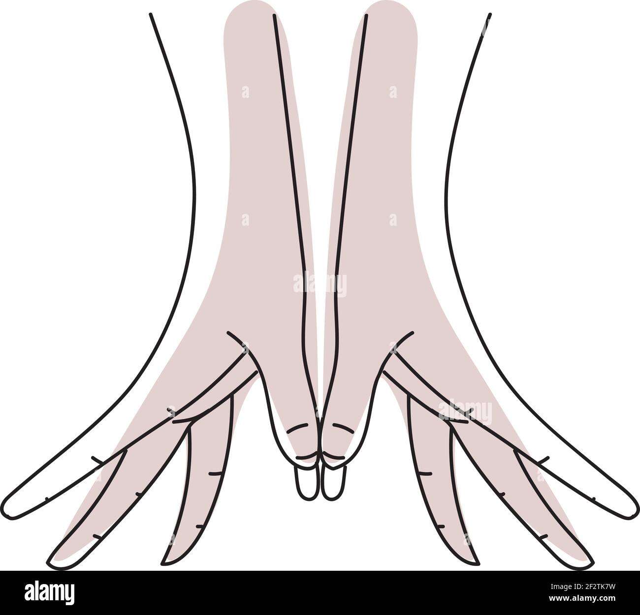 hands contemporary minimalist style design Stock Vector Image & Art - Alamy