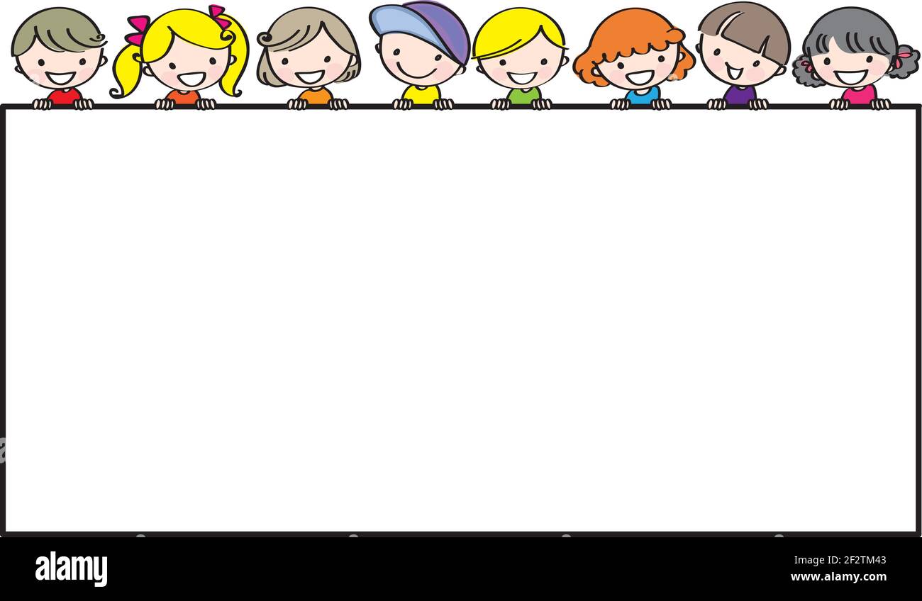 vector cartoon children background Stock Vector Image & Art - Alamy
