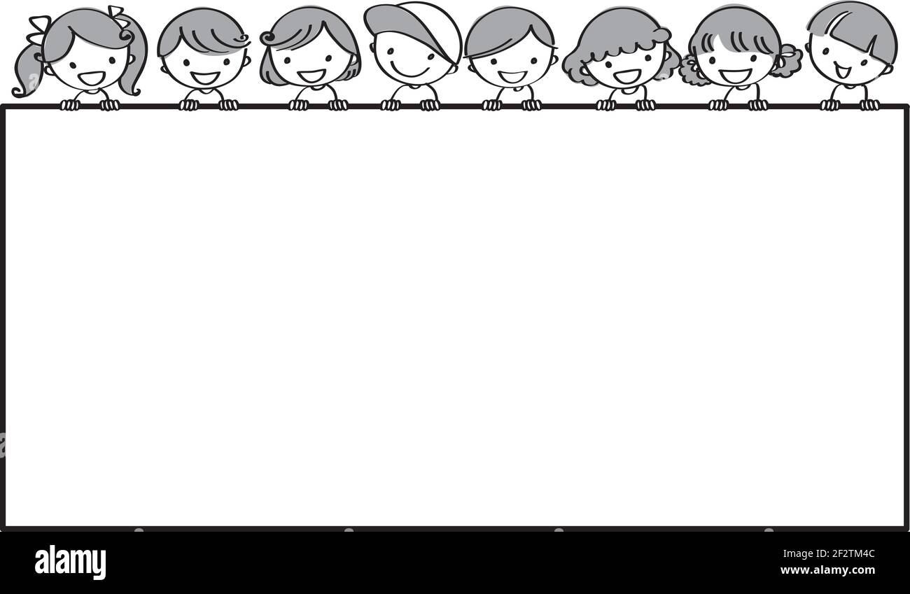 vector cartoon children background Stock Vector Image & Art - Alamy