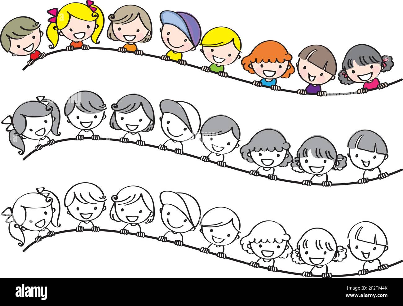 vector cartoon children background Stock Vector Image & Art - Alamy