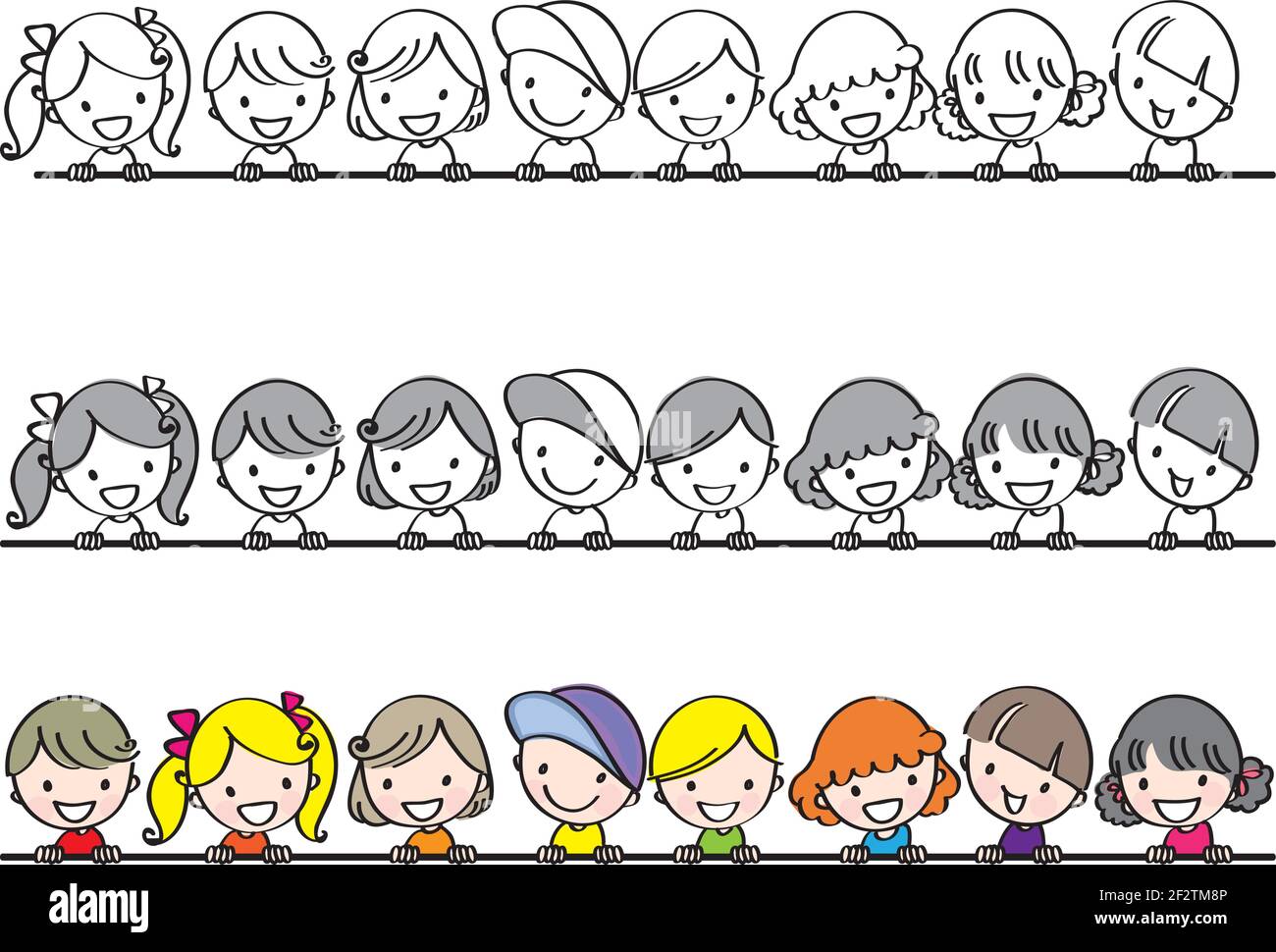 vector cartoon children background Stock Vector Image & Art - Alamy