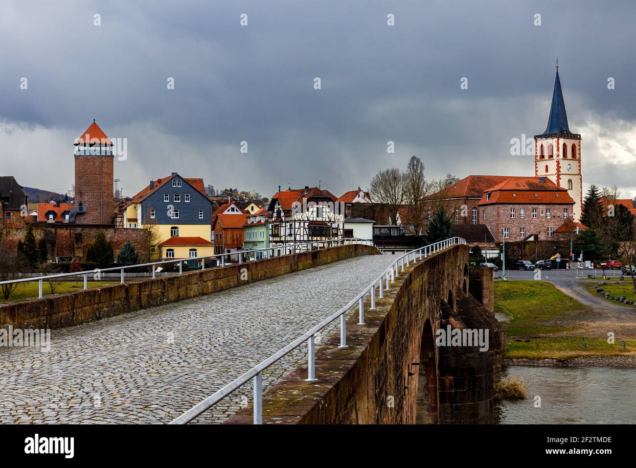 The city of Vacha in Thuringia Stock Photo - Alamy