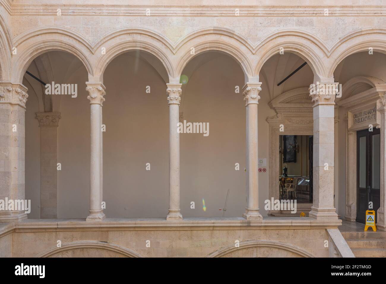 Sponza palace dubrovnik inside hi-res stock photography and images - Alamy