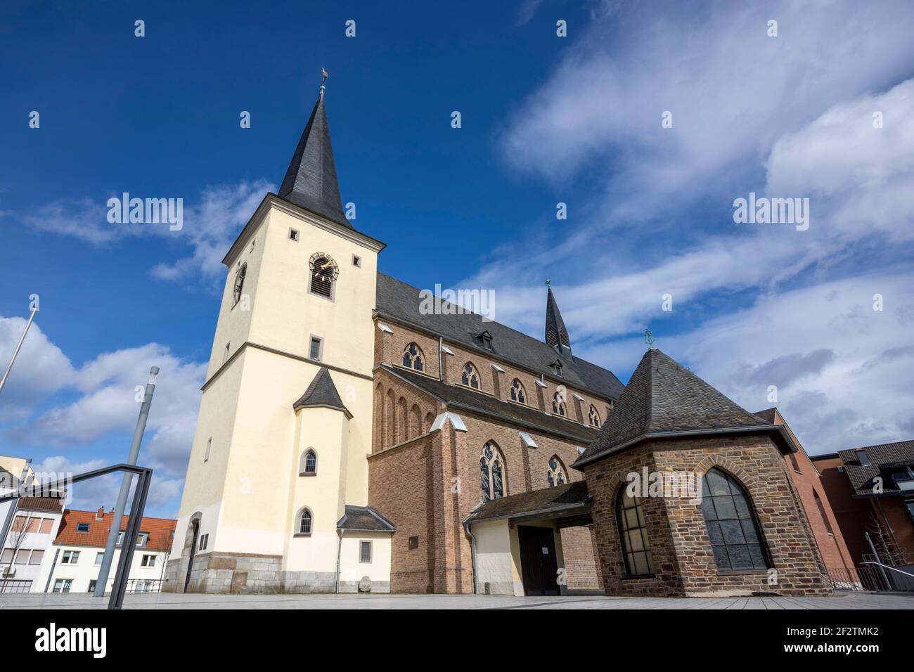 Meckenheim, NRW, Germany, 03 12 2021, church in Alt-Meckenheim Stock ...