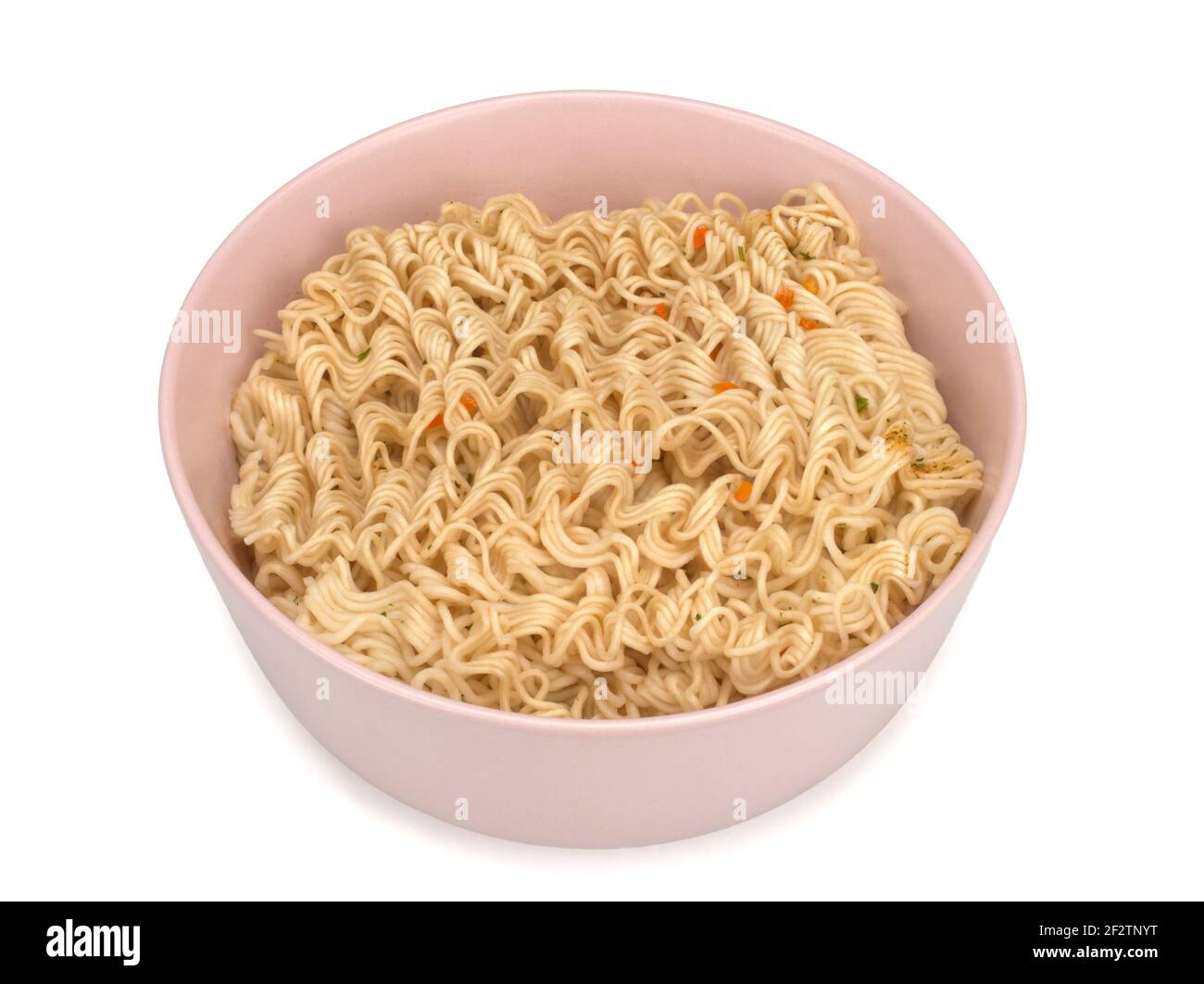 Bowl of instant noodles isolated on white background Stock Photo - Alamy