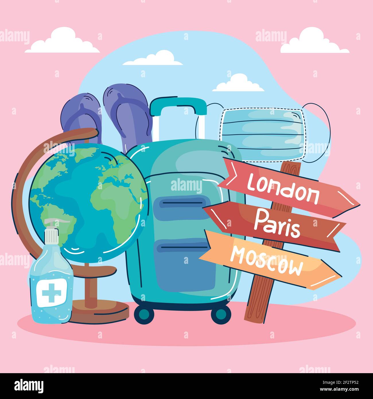 Six items Stock Vector Images - Alamy