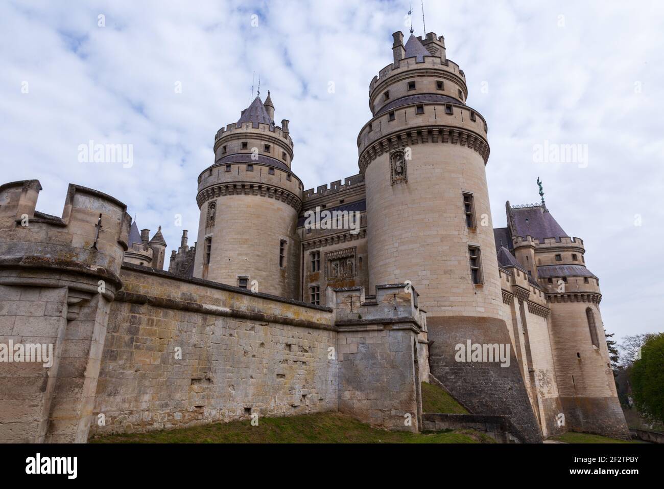 The restored castle of Pierrefonds in Picardie, France Stock Photo - Alamy