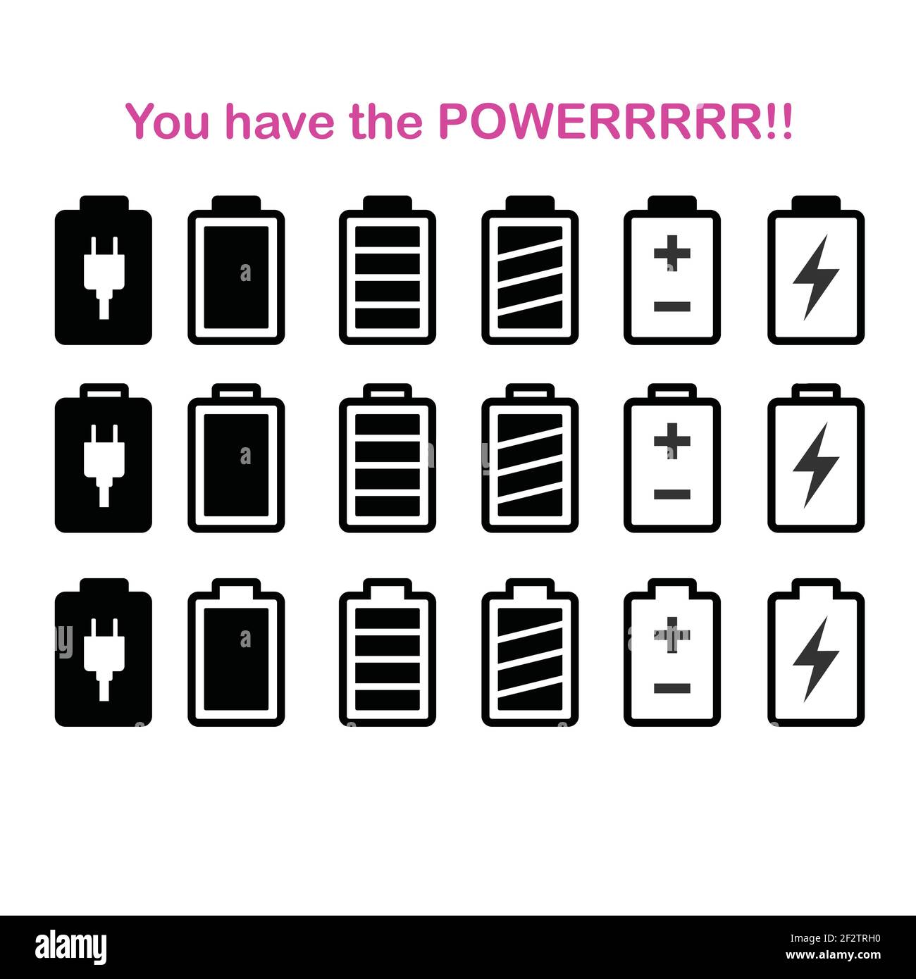 Battery half level sign icon hi-res stock photography and images - Alamy