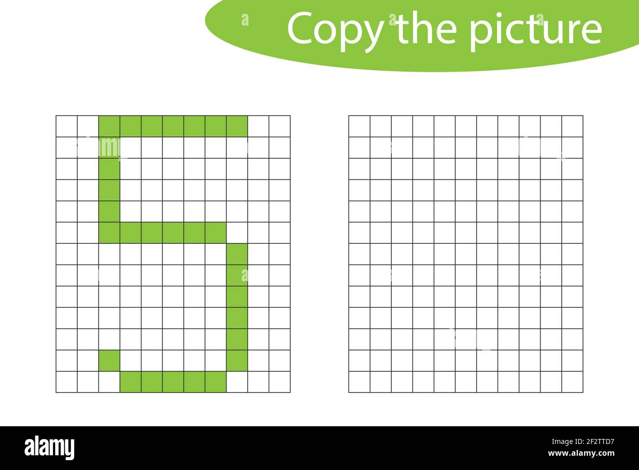 Copy The Picture Pixel Art Number 5 Cartoon Drawing Skills Training