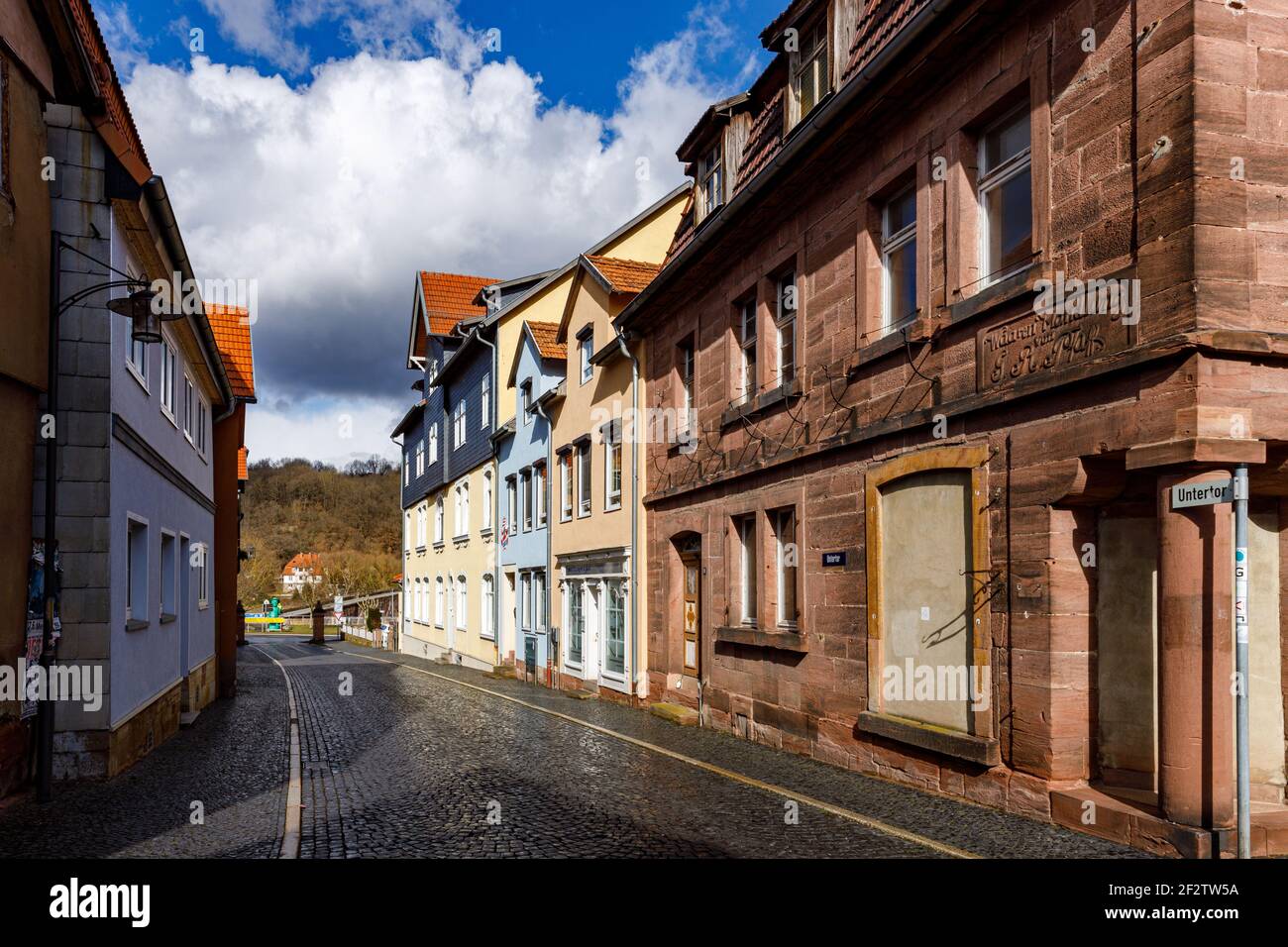 The city of Vacha in Thuringia Stock Photo - Alamy